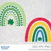 St Patricks Day Rainbow Svg Rainbow Svg Lucky Rainbow Svg Lucky Svg St ...