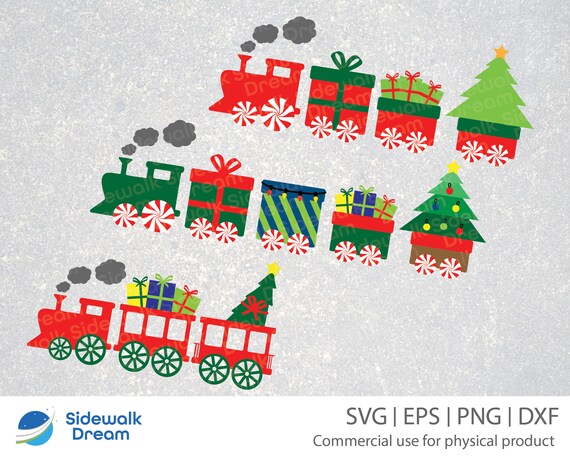 Christmas Train Svg Christmas Train Bundle Svg Christmas | Etsy