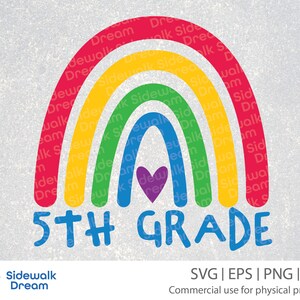 School Rainbow Svg Back to School Svg First Day of School Svg Preschool ...