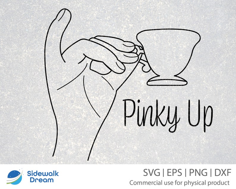 Pinky up Svg Remember Pinky up Svg Proper Etiquette Svg - Etsy