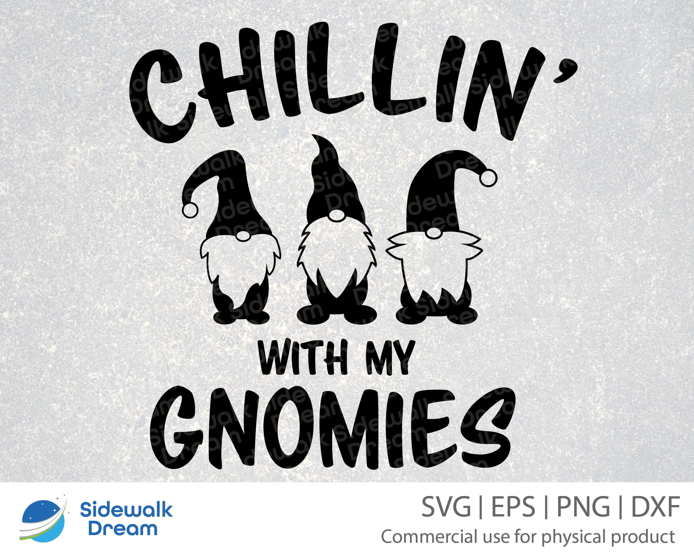 Chillin With My Gnomies Svg Gnomies Svg Chilling With My - Etsy