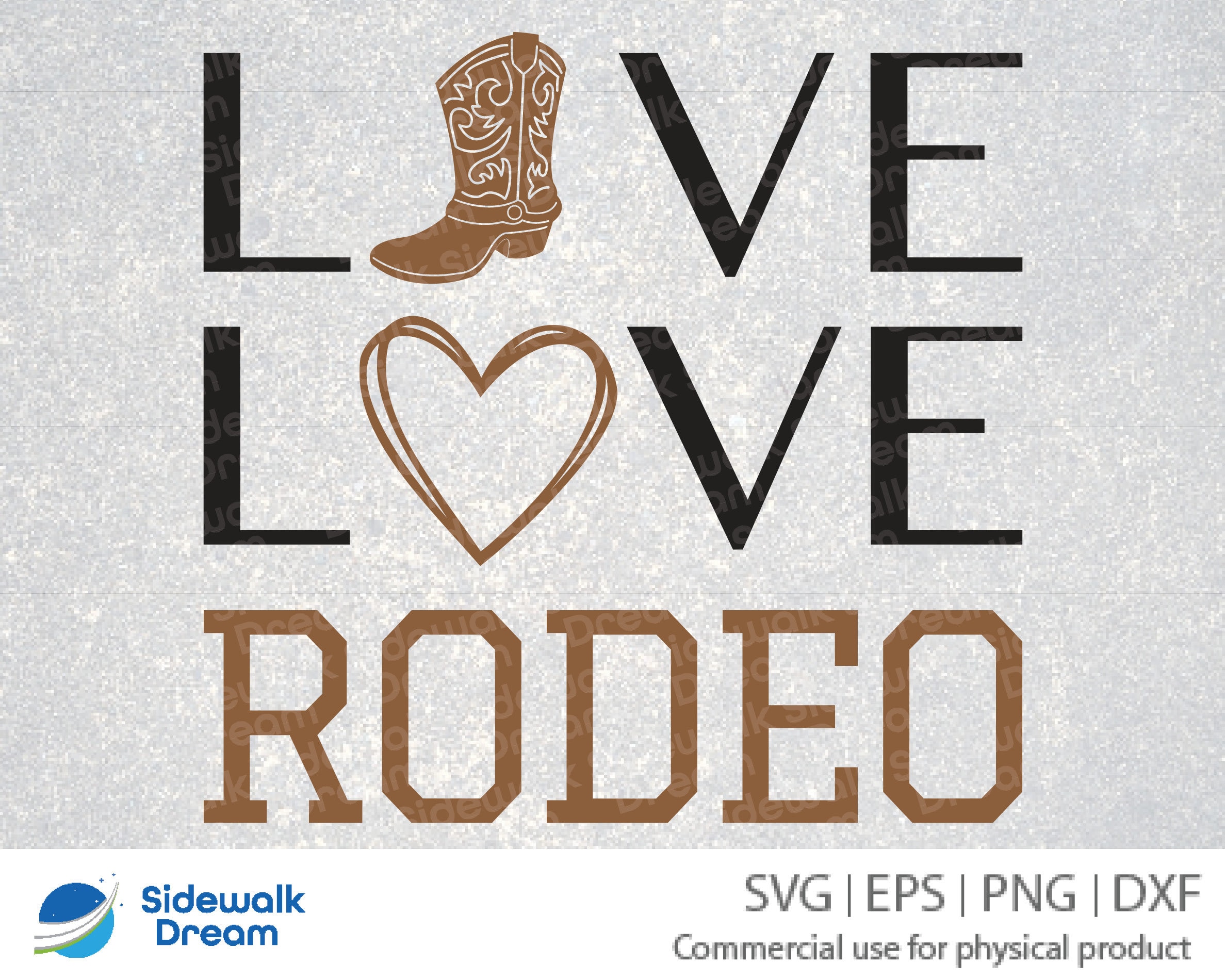 Live Love Rodeo Svg Rodeo Svg cowboy Svg Love Cowboy Svg - Etsy