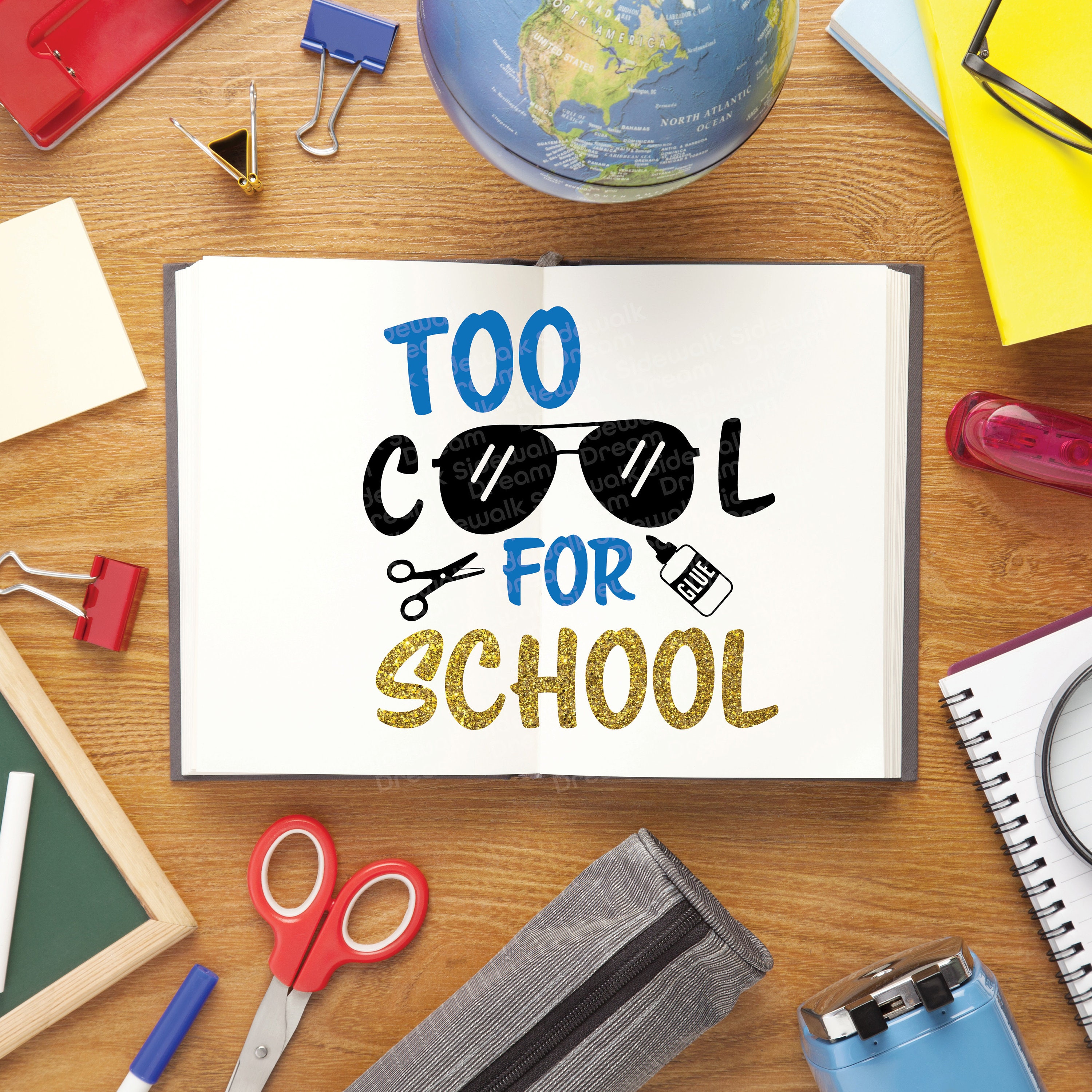 Too Cool for School Svg School Svg Back to School Svg - Etsy