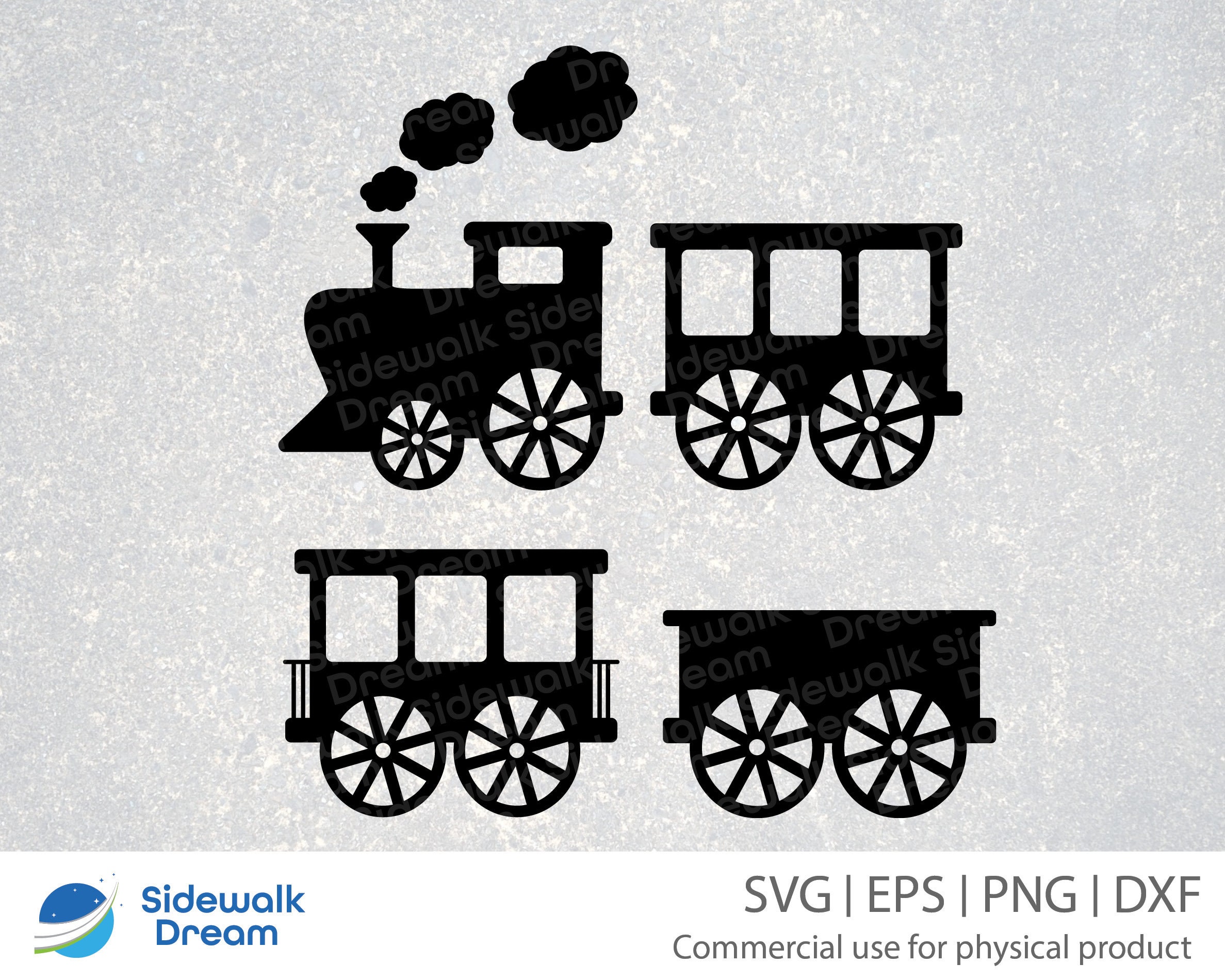 Zug Set Bündel svg Zug svg Zug svg Zug Clipart Zug Set - Etsy