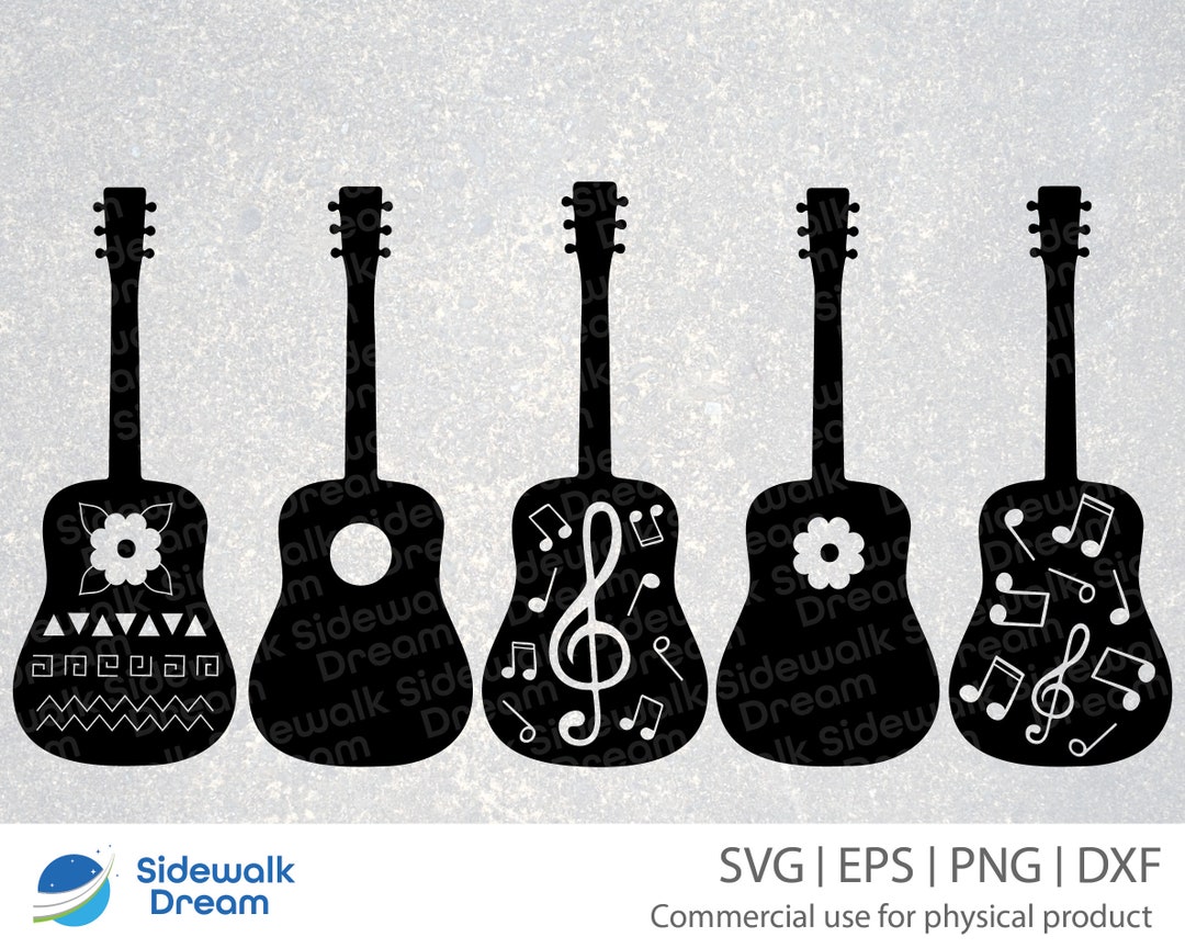 Guitar Bundle Svg Guitar Music Svg Guitar Clipart Guitar Svg Files ...