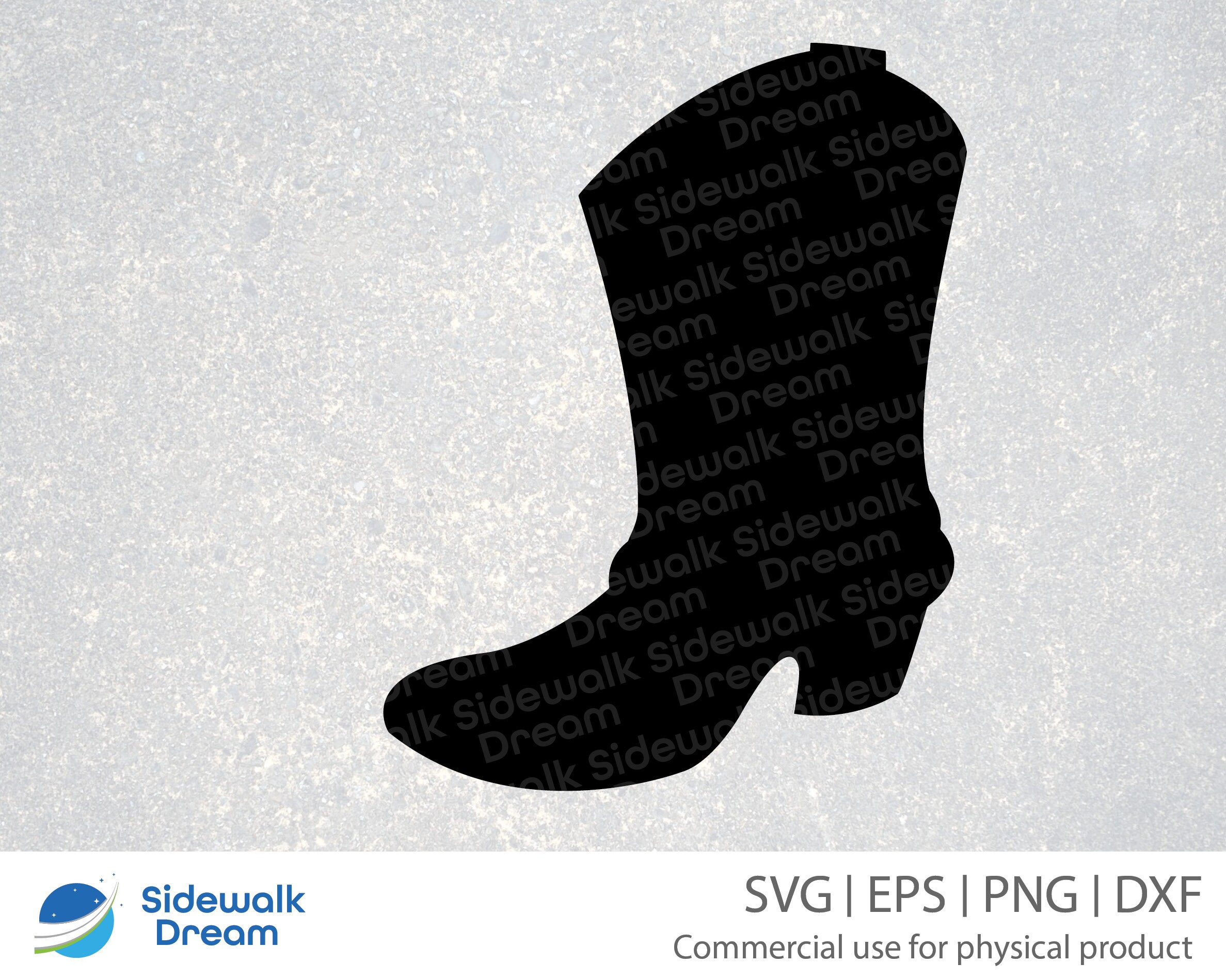 Cowboy Boot Silhouette Svg Baby Boot Silhouette Svg Cowboy - Etsy