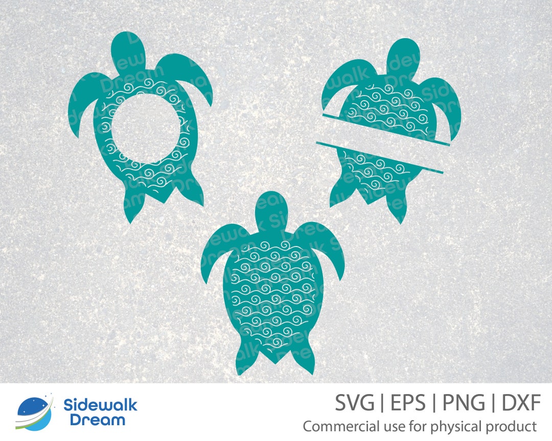 Turtle Bundle Svg Turtle Svg Bundle Turtle Monogram Svg Turtle Svg Sea ...