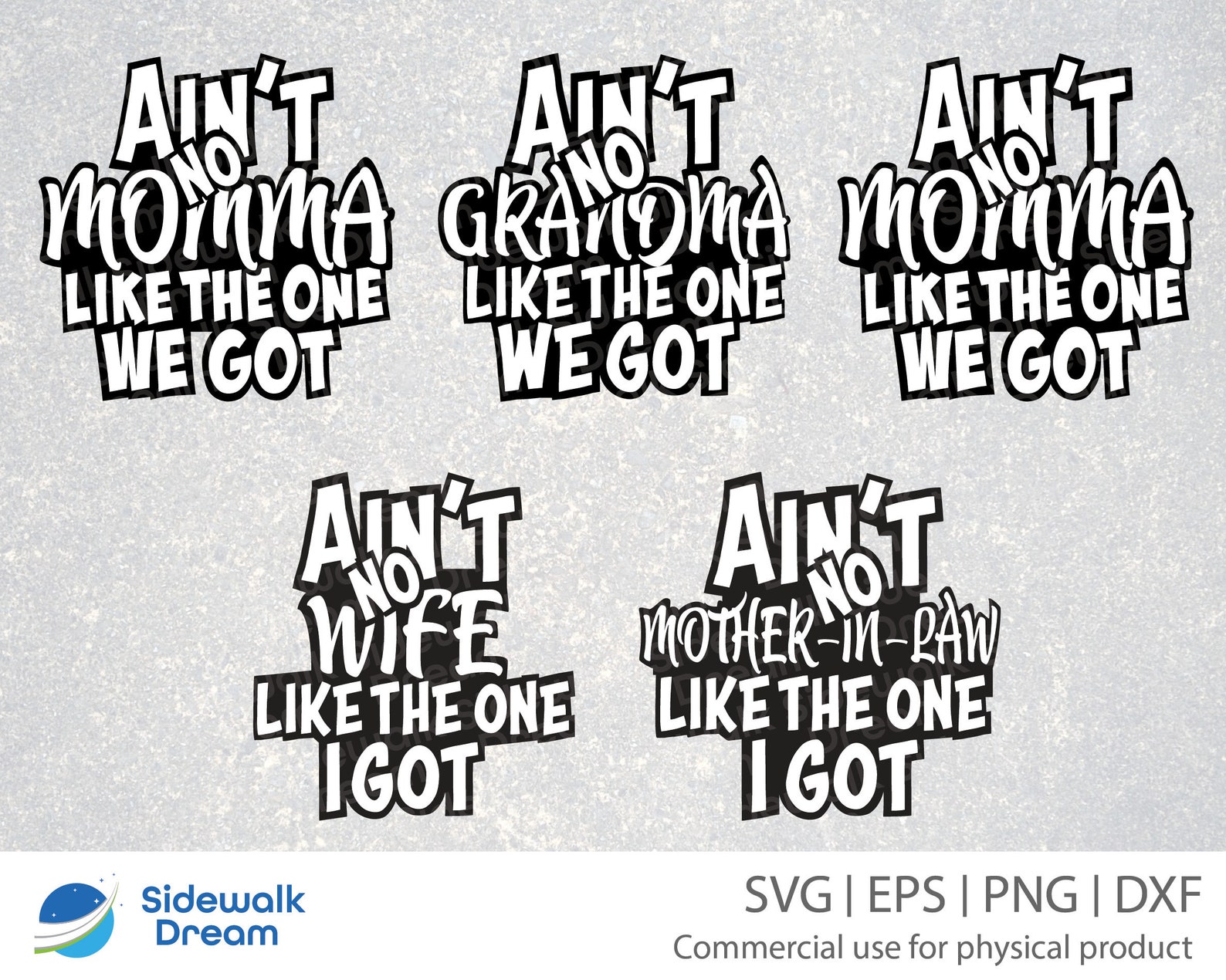 Ain't No Momma Like the One We Got Svg Ain't No - Etsy