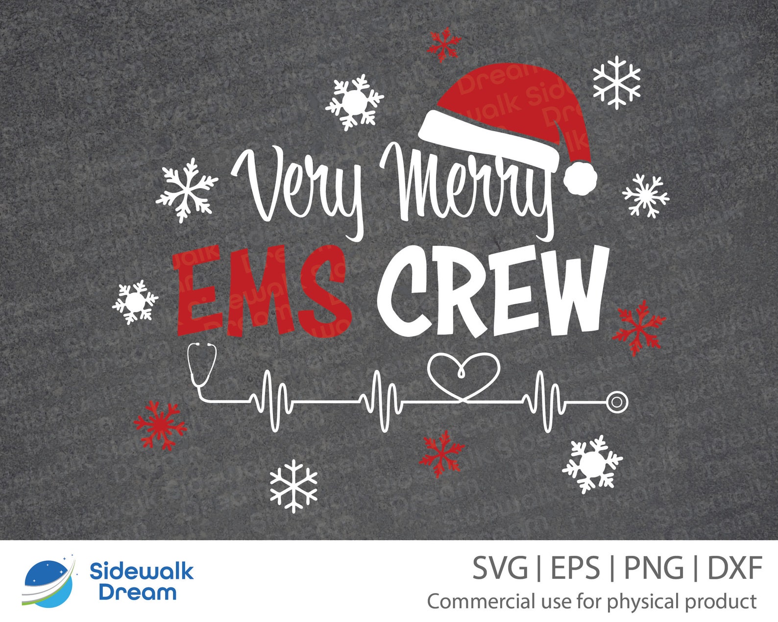 EMS Christmas Svg Ems Christmas Crew Svg Emt Christmas Svg - Etsy