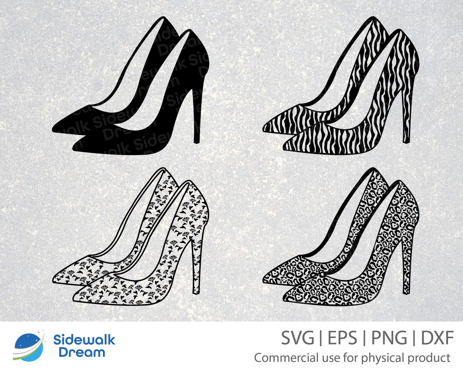 High Heel Svg Bundle High Heels Svg Cheetah High Heel Svg - Etsy