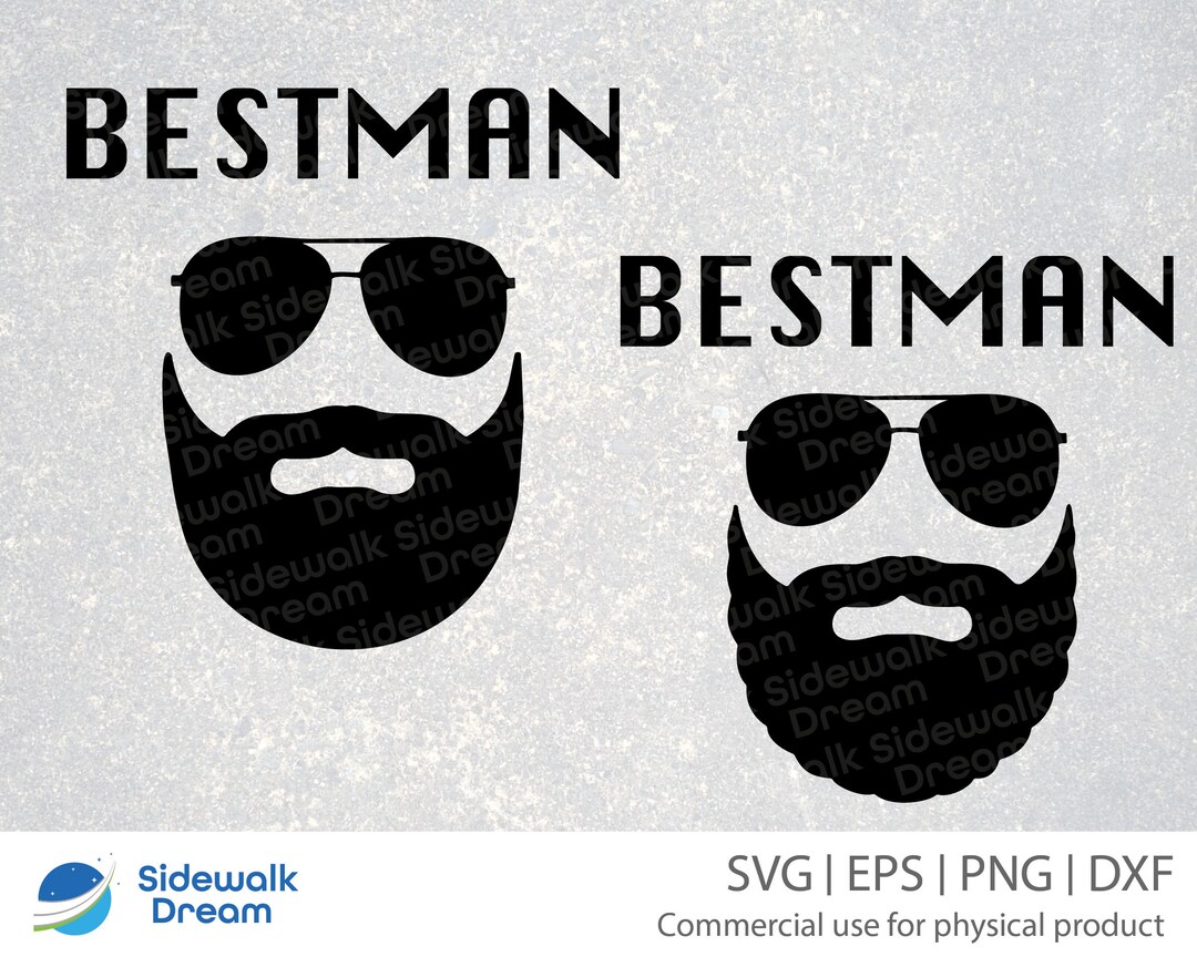 Best Man Svg Bestman Svg Best Man Beard Svg Engagement Party Svg ...