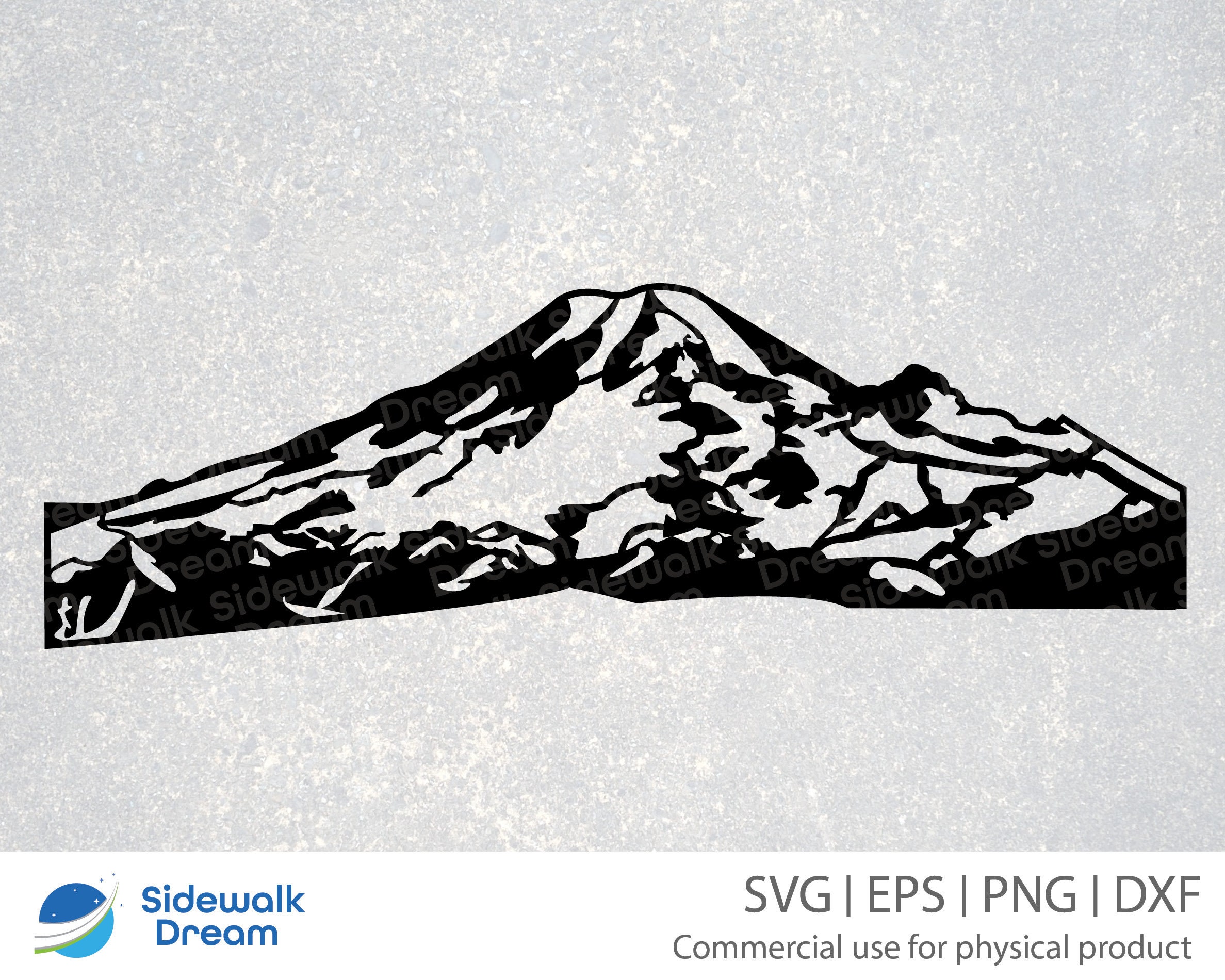Mt Rainier Svg Mount Rainier Svg Mount Rainier SVG Outline - Etsy Canada