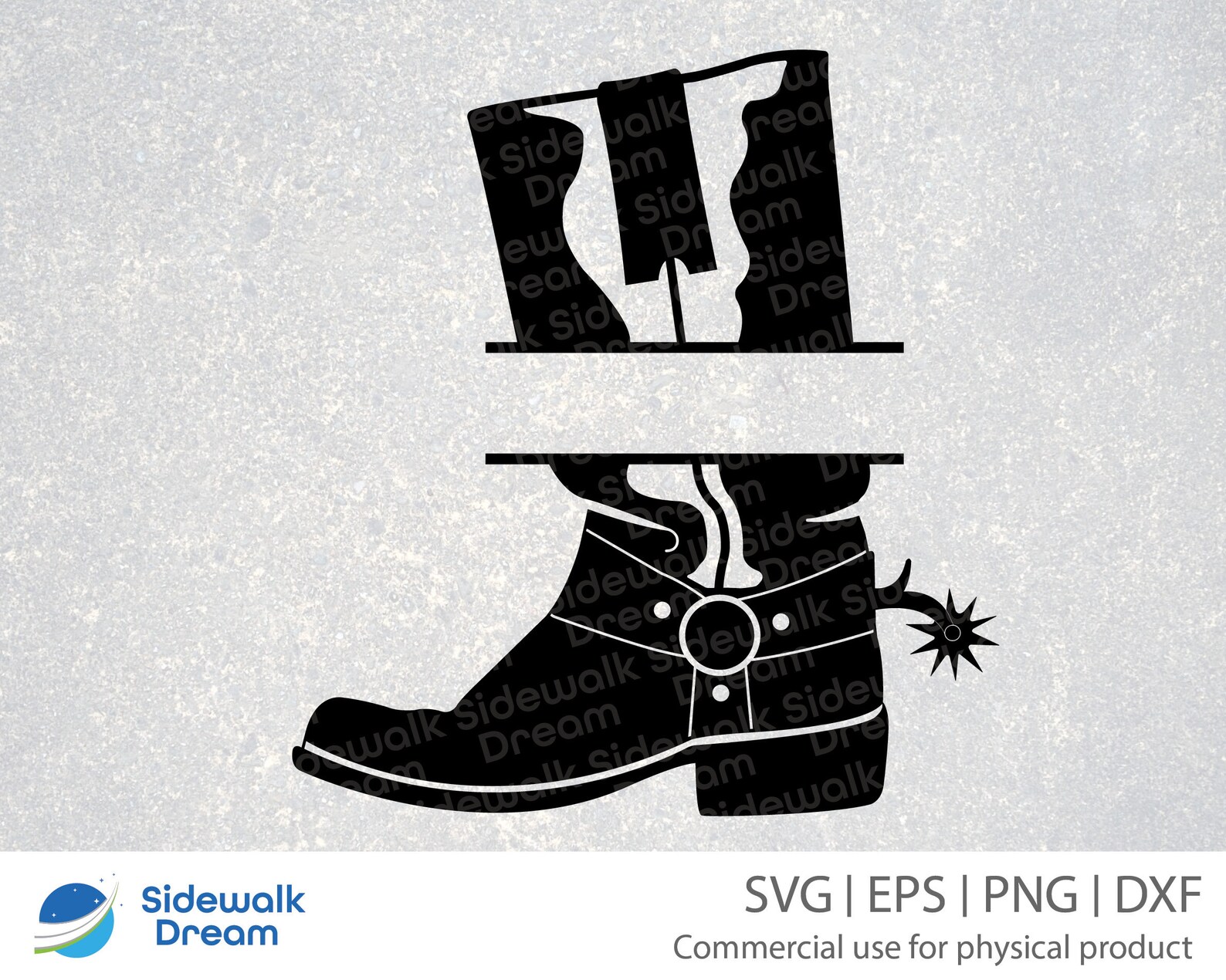 Cowboy Boot Monogram Bundle Svg Cowboy Boot Monogram Svg - Etsy