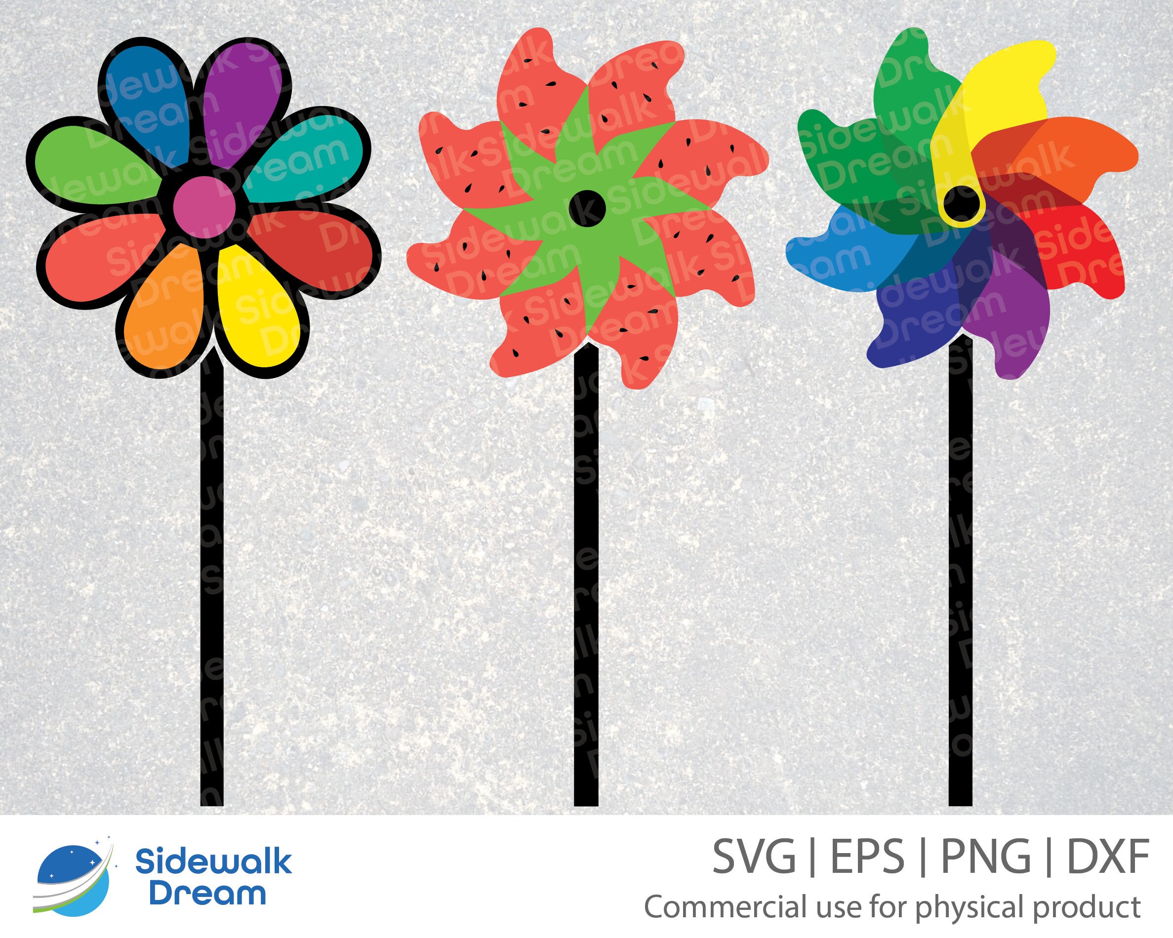 Summer Pinwheel Svg Pinwheel Bundle Svg Pinwheel Svg - Etsy