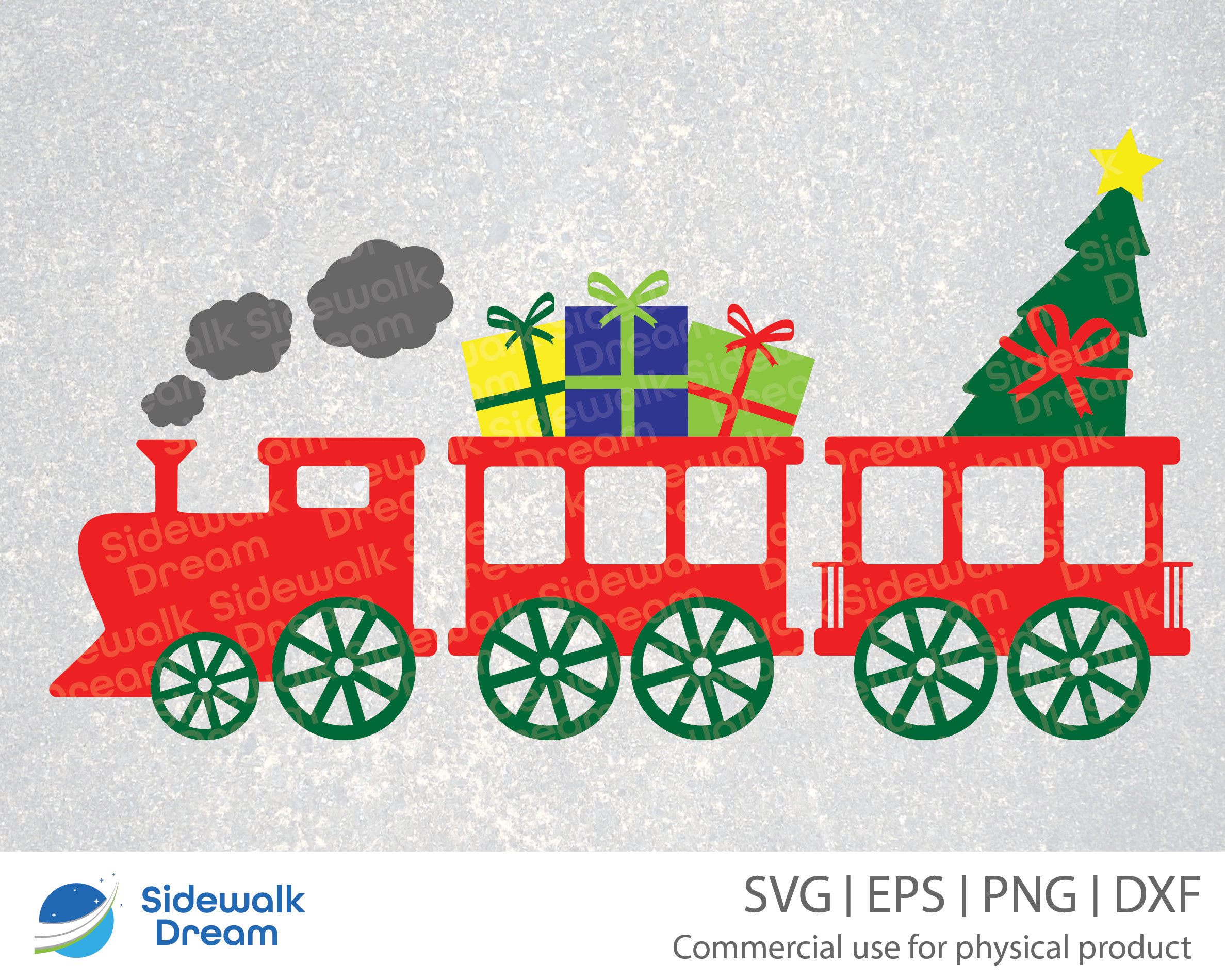 Christmas Train Svg Santa Train Svg Train Set Svg Bundle | Etsy