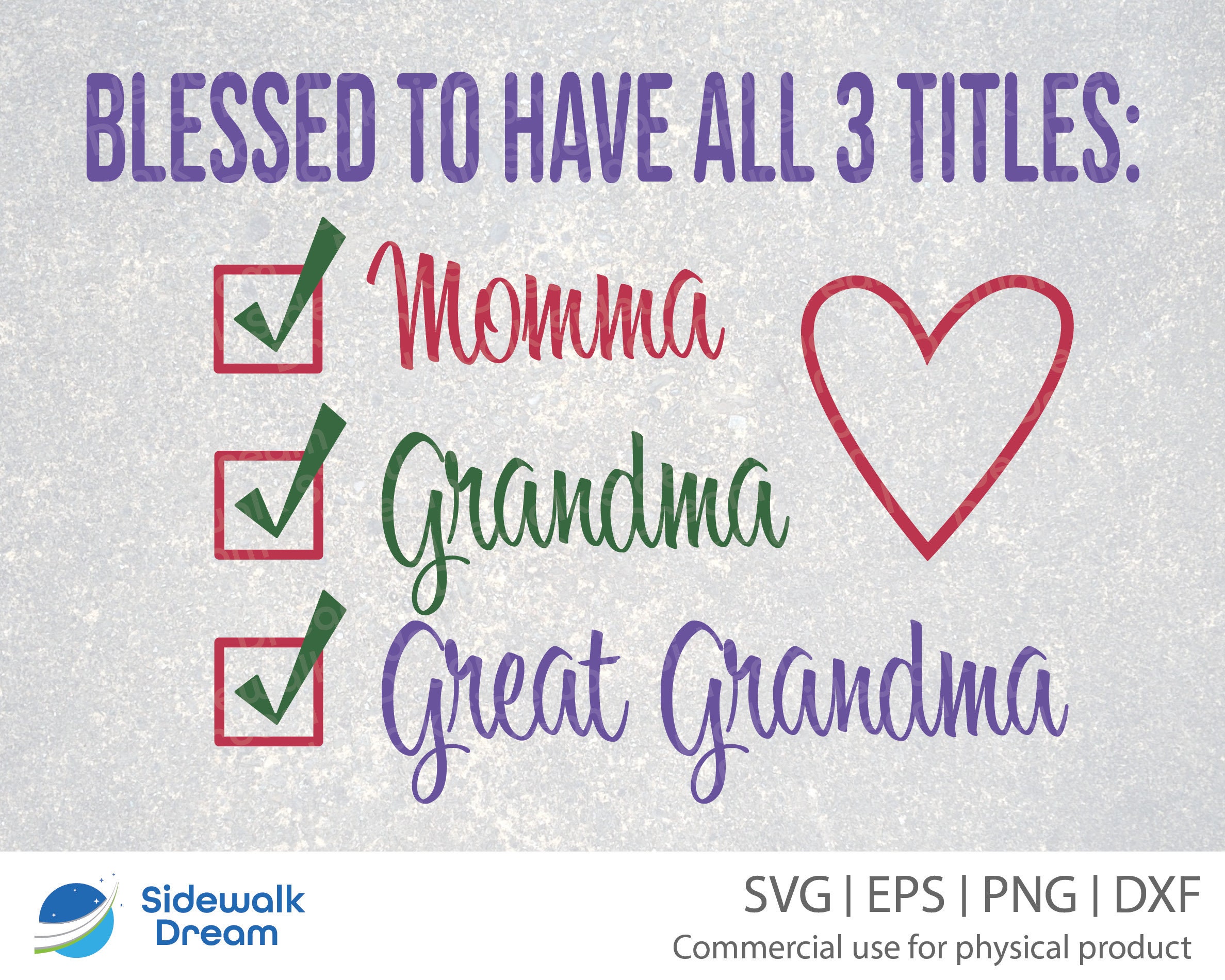 Blessed Svg Blessed to Be a Grandma Svg Blessed to Be a - Etsy