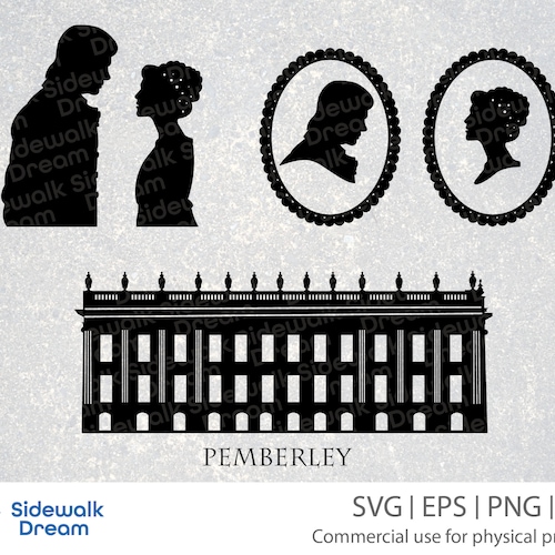 Jane Austen Pride and Prejudice Mr Darcy Pemberley Wall Decor - Etsy