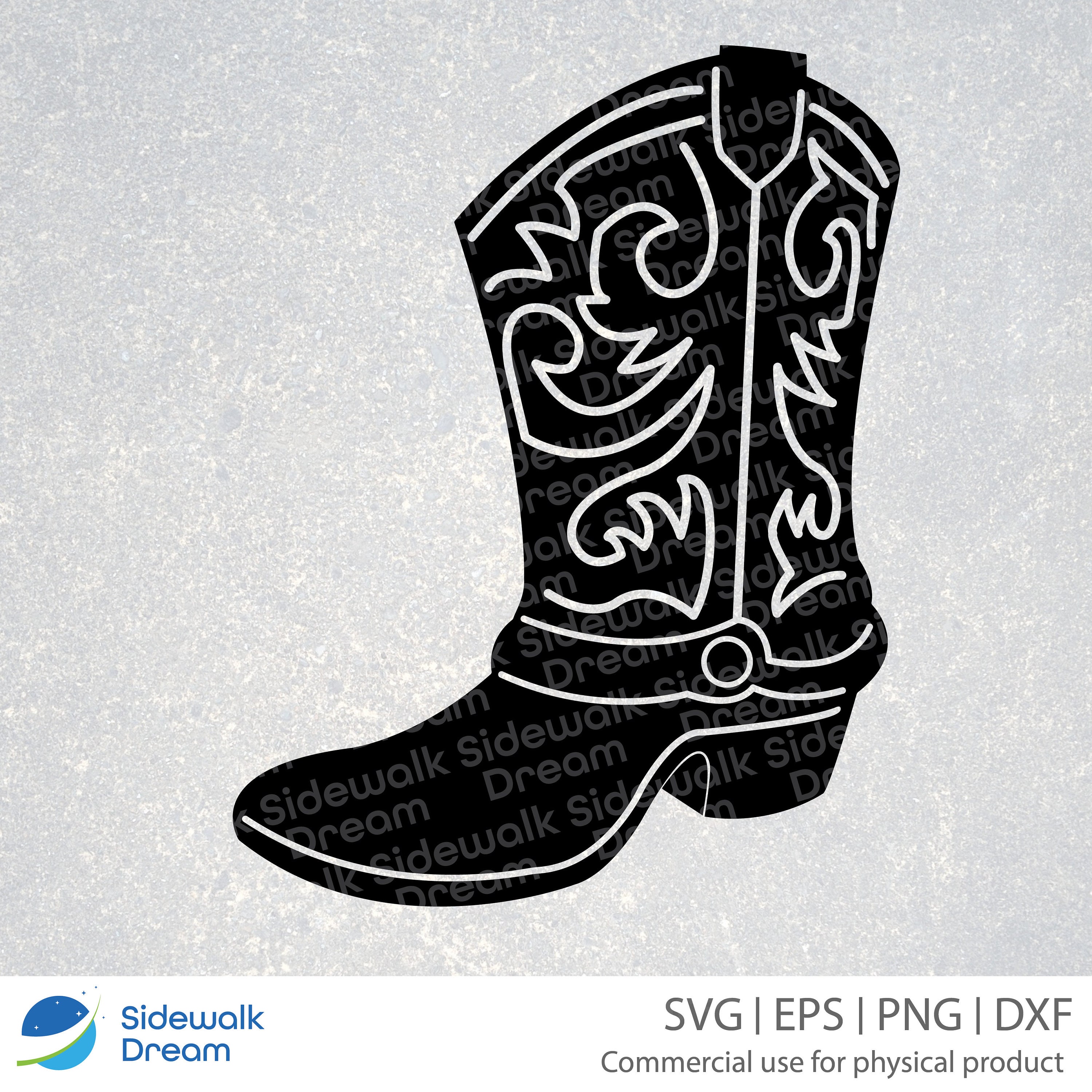 Cowboy Bundle Svg Cowboy Boot and Lasso Cowboy Western - Etsy