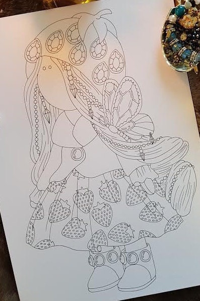 PDF 4 Coloring Pages - Etsy