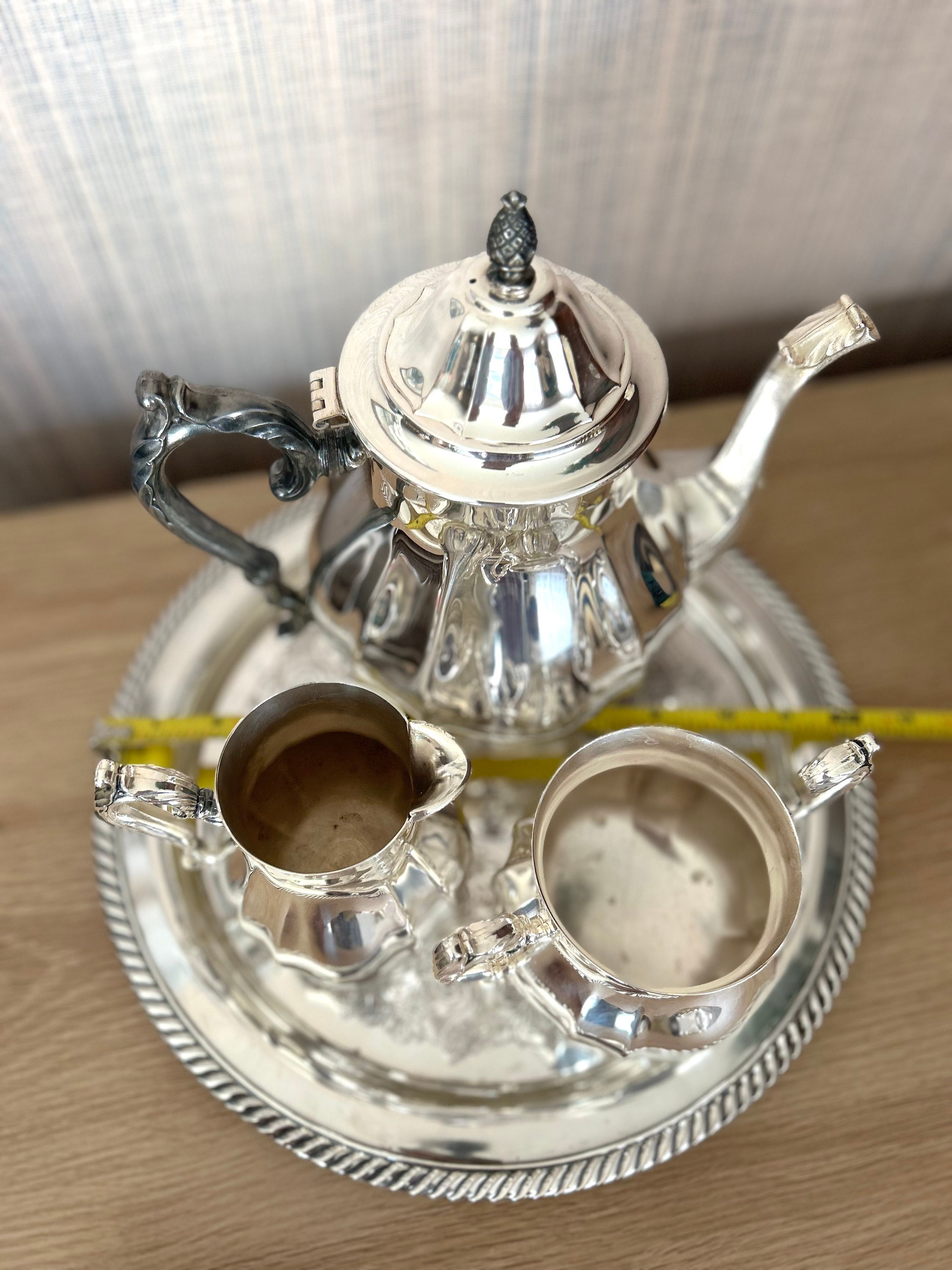 International Silver Plated Coffee Set - Etsy