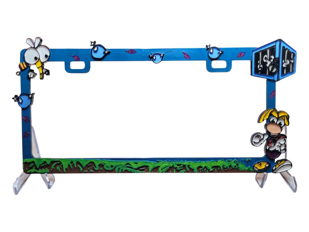 Hand Painted Rayman PS1 Ver. Novelty License Plate Frame - Etsy