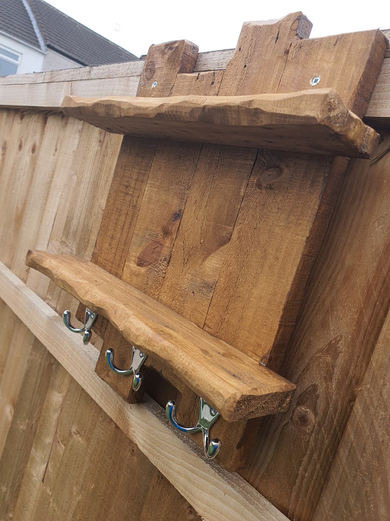 4 Pane (RH) Hot Tub Robe Towel Hanger Shelf - Etsy UK