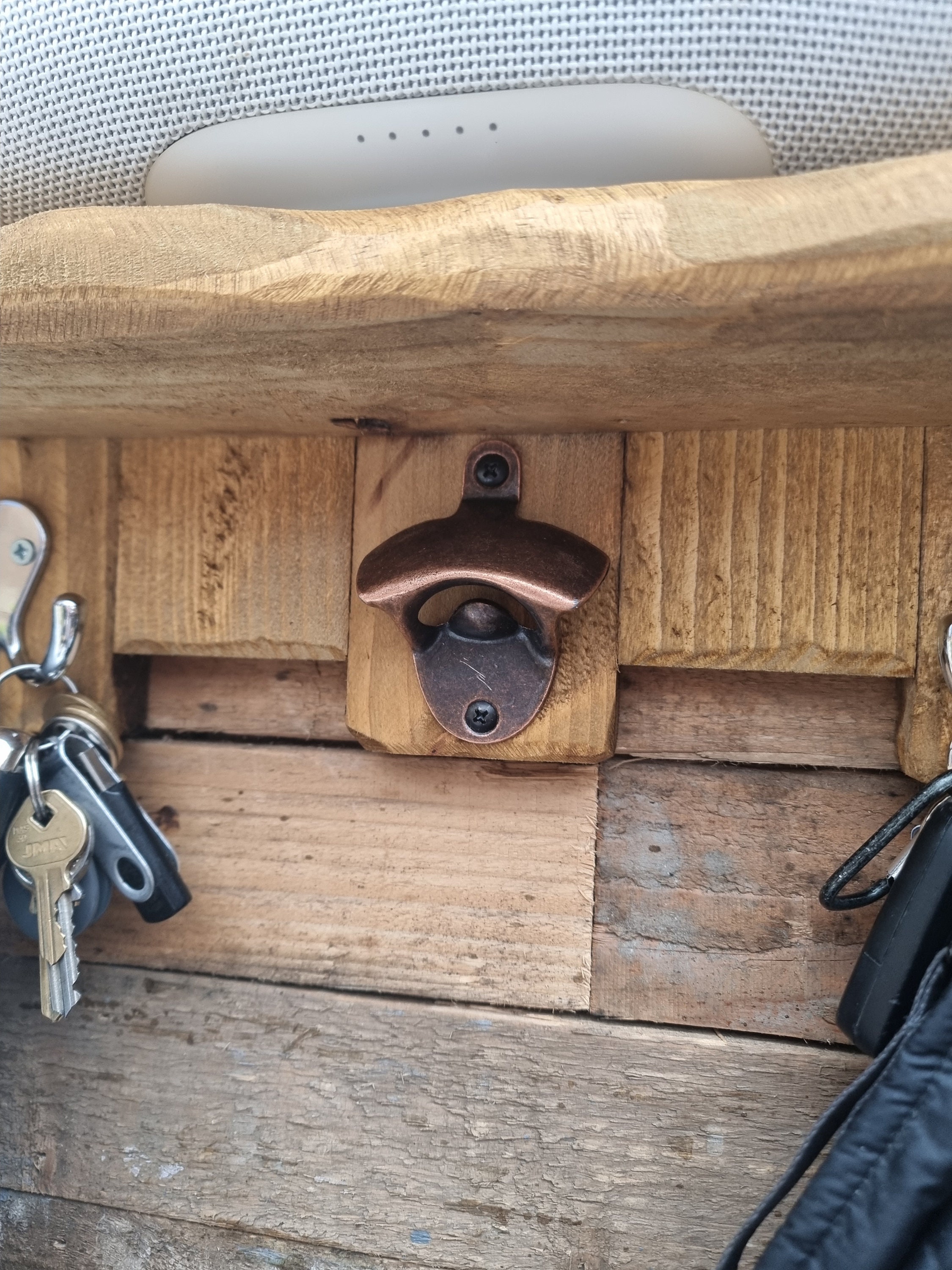 5 Pane (BO) Hot Tub Robe Hanger Hand Made Wooden Rustic Hot Tub Robe ...