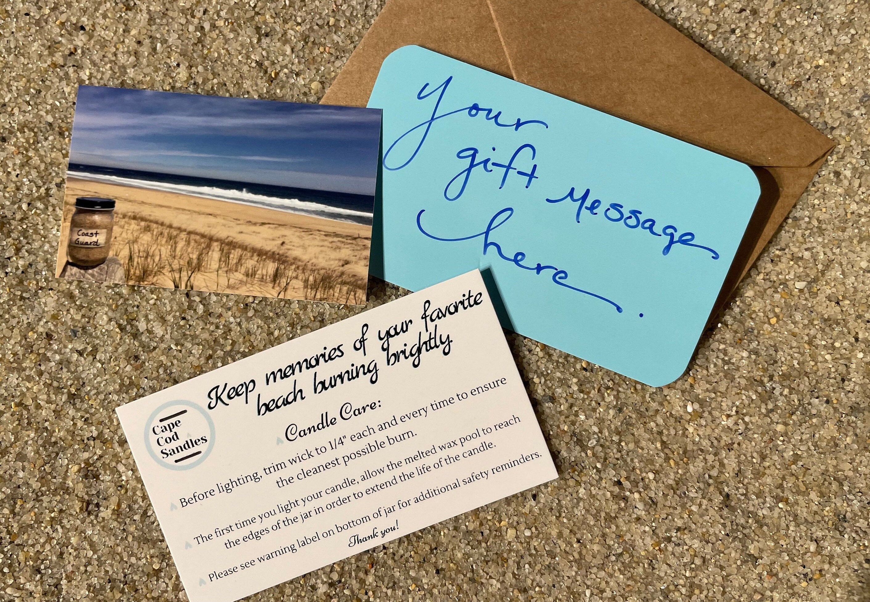 Your Favorite Beach Sand | Cape Cod Candle | Coastal Decor | Custom ...