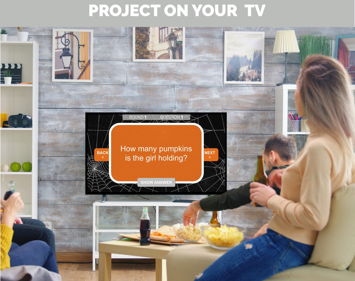 Halloween Picture Memory Game Powerpoint Games for Zoom - Etsy