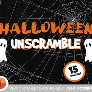 Halloween Bundle Party Game - Powerpoint Games for Zoom Party - Games ...