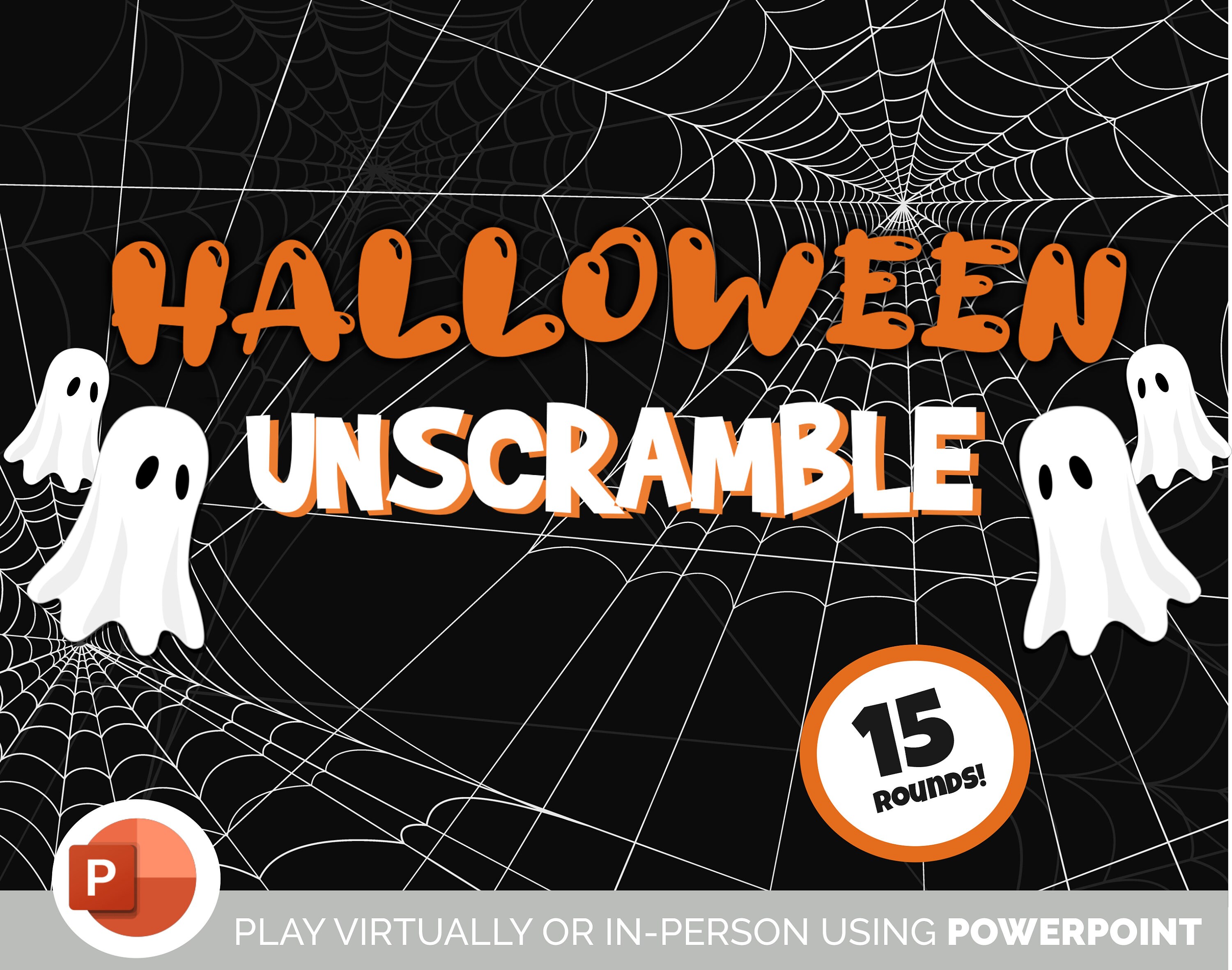 Halloween Bundle Party Game Powerpoint Games for Zoom Party Games for ...