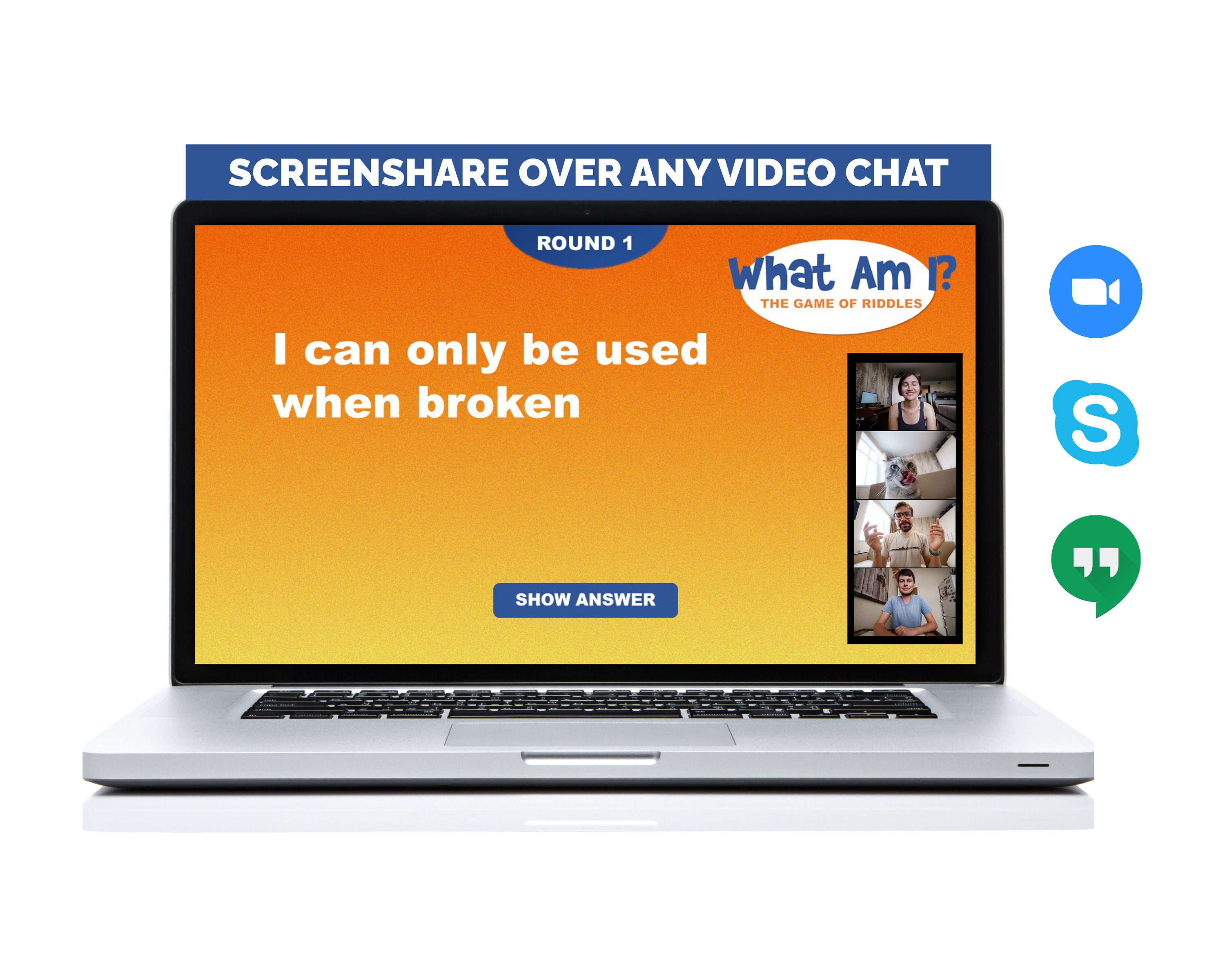 Riddle Trivia Game - Fun Birthday Party Icebreaker Powerpoint Game - PC ...