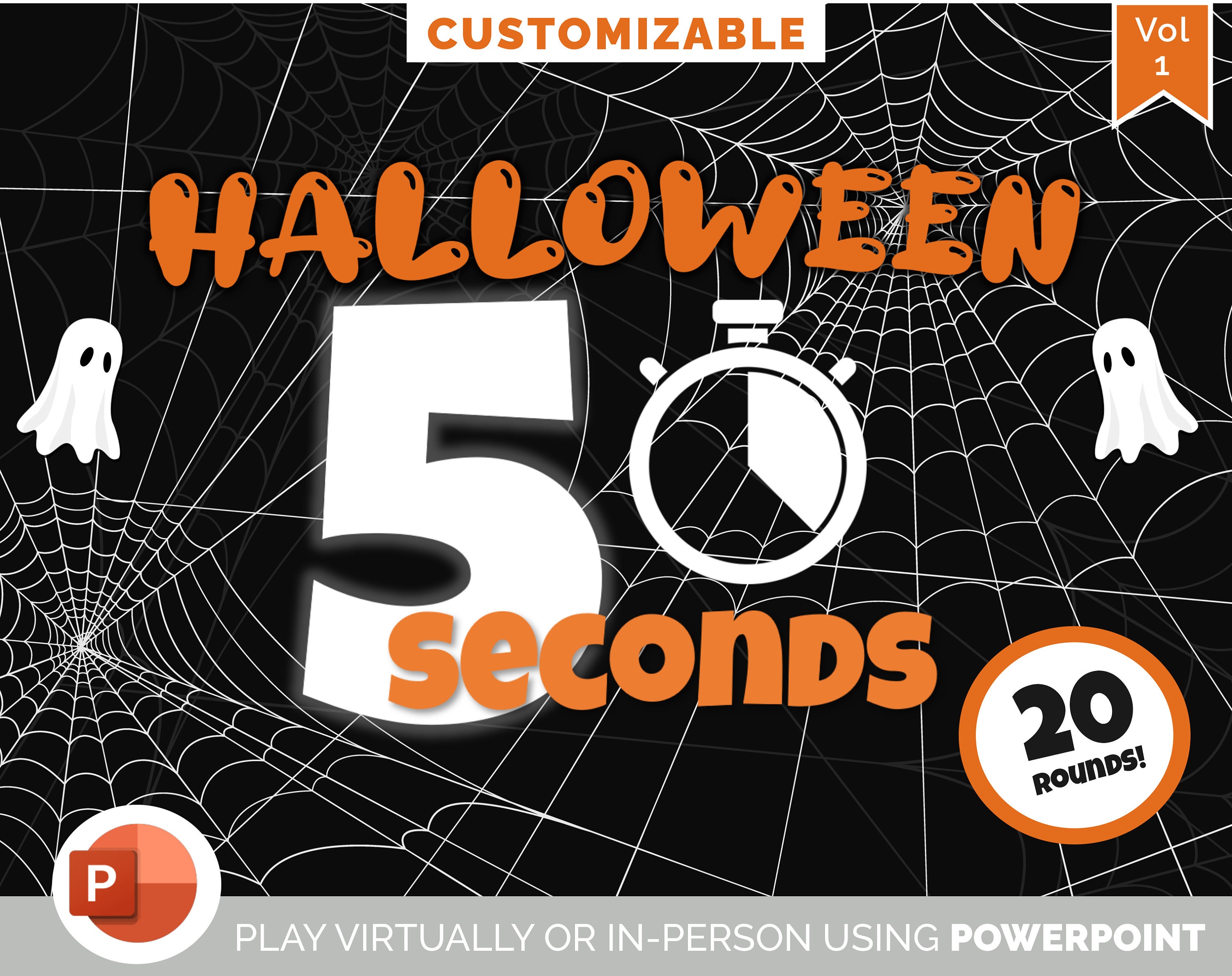Halloween Bundle Party Game Powerpoint Games for Zoom Party Games for ...