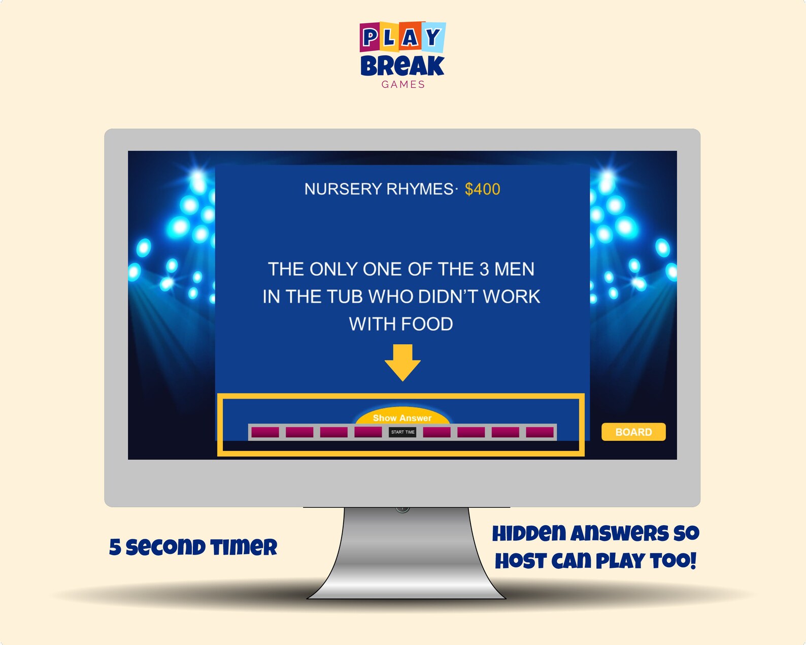 Family Jeoparty Game - Family Jeopardy Trivia Powerpoint Game - PC Mac ...