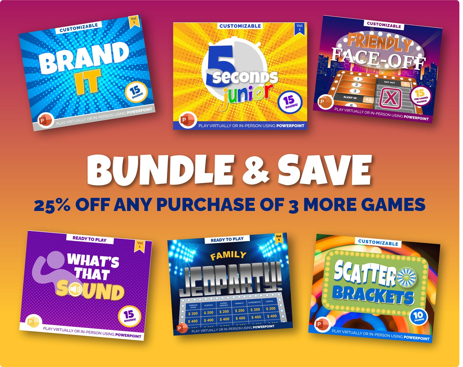 Guess That Brand Name Game Trivia Vol 1 | Powerpoint Games for Zoom ...