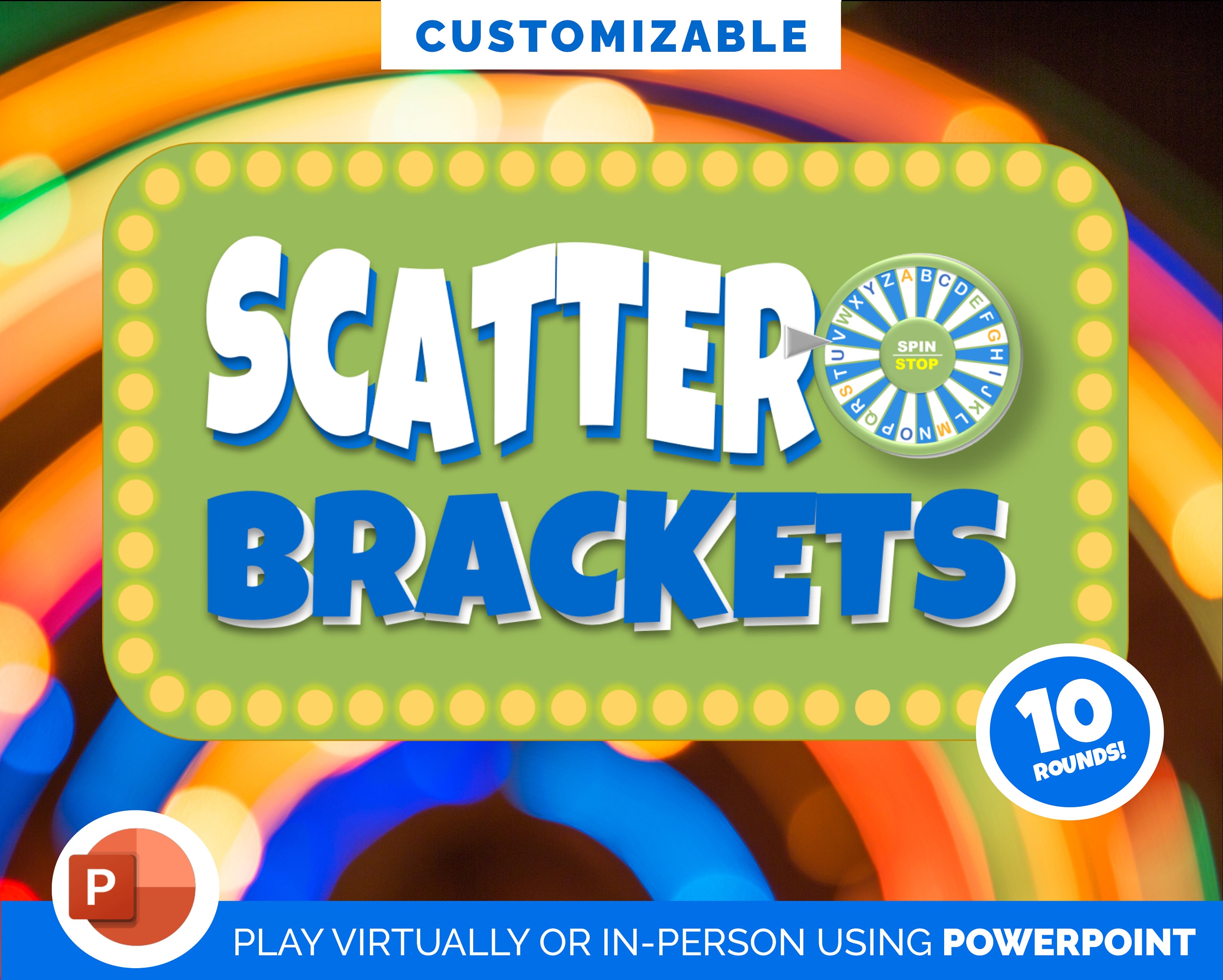 Scattergories Game - Fun Birthday Party Icebreaker Powerpoint Game - PC ...