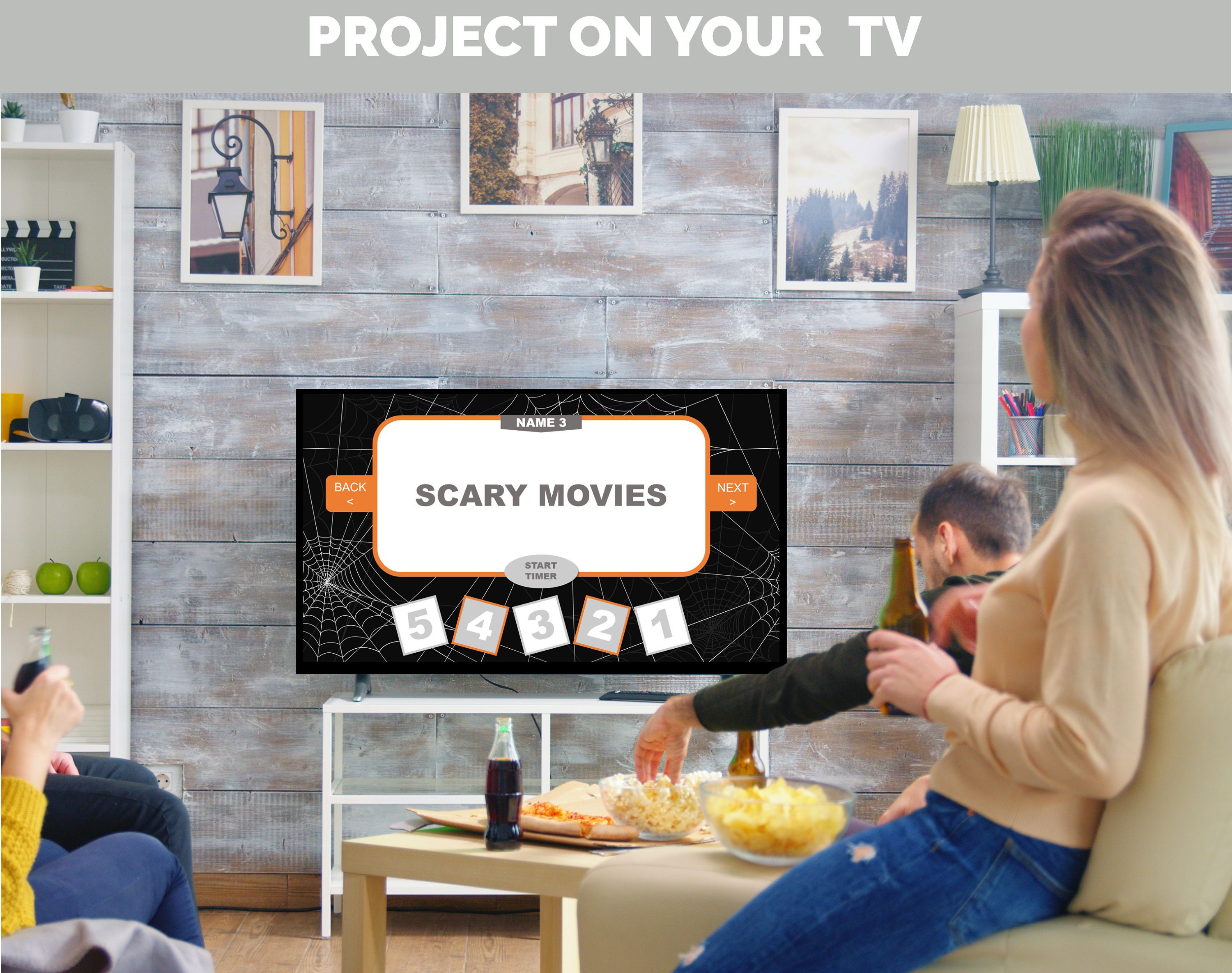 Halloween 5 Seconds Quick Wit Game Powerpoint Games Zoom Party Party ...