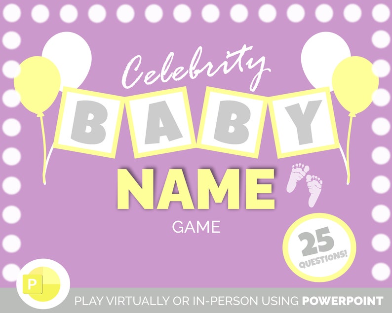 Virtual Girl Baby Shower Game | Celebrity Baby Name Game | Baby ...