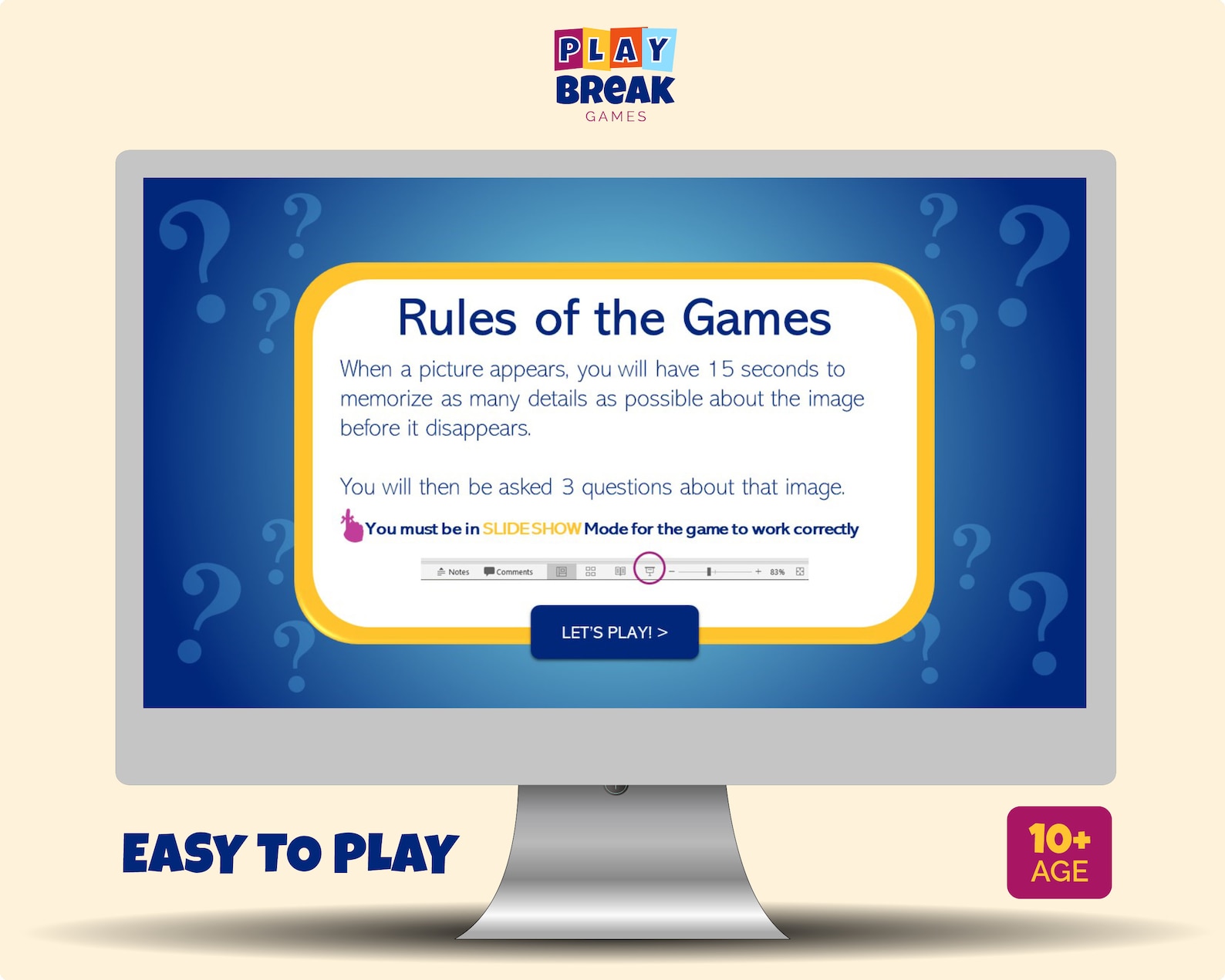 Picture Memory Game - Powerpoint Games for Zoom Party - Games for ...