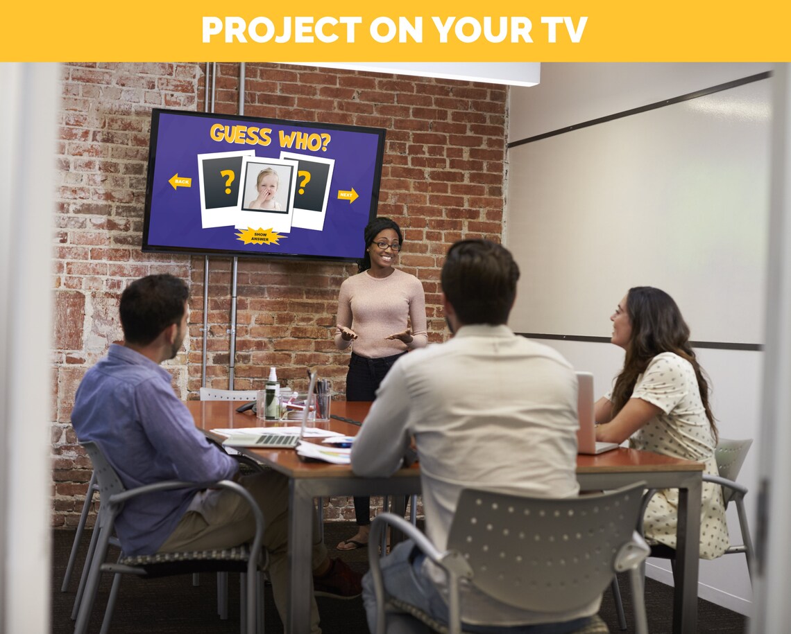 Guess Who Baby Picture Game Customizable Template | Powerpoint Games ...