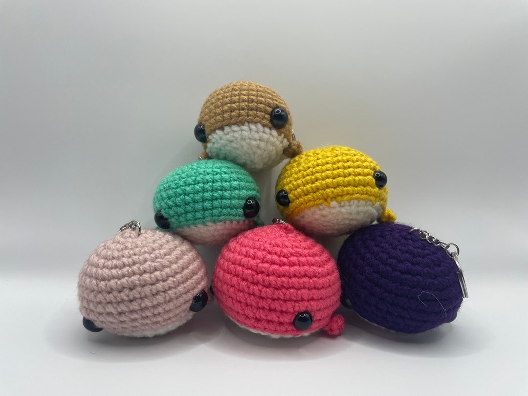 Crochet Whale Keychain, Handmade Gift, Crochet Amigurumi Keychain - Etsy