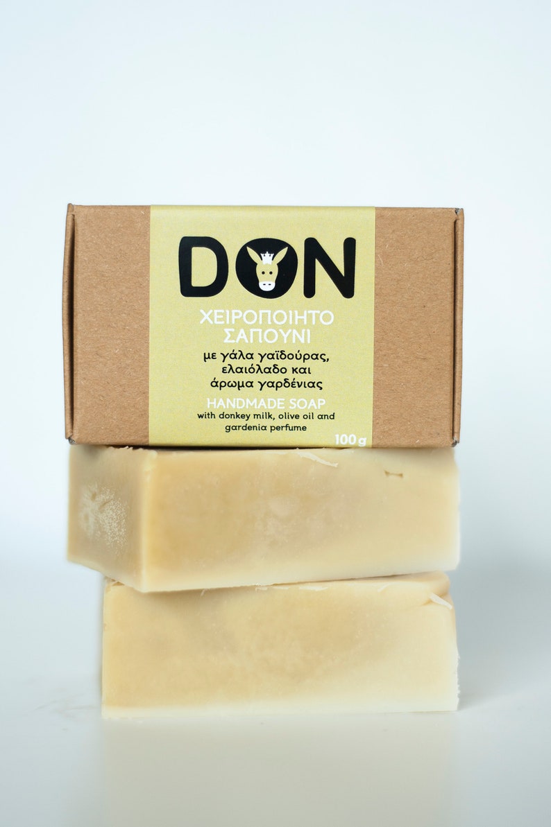 DONKEY MILK SOAP • With Olive Oil and Gardenia Perfume, Organic Soap ...