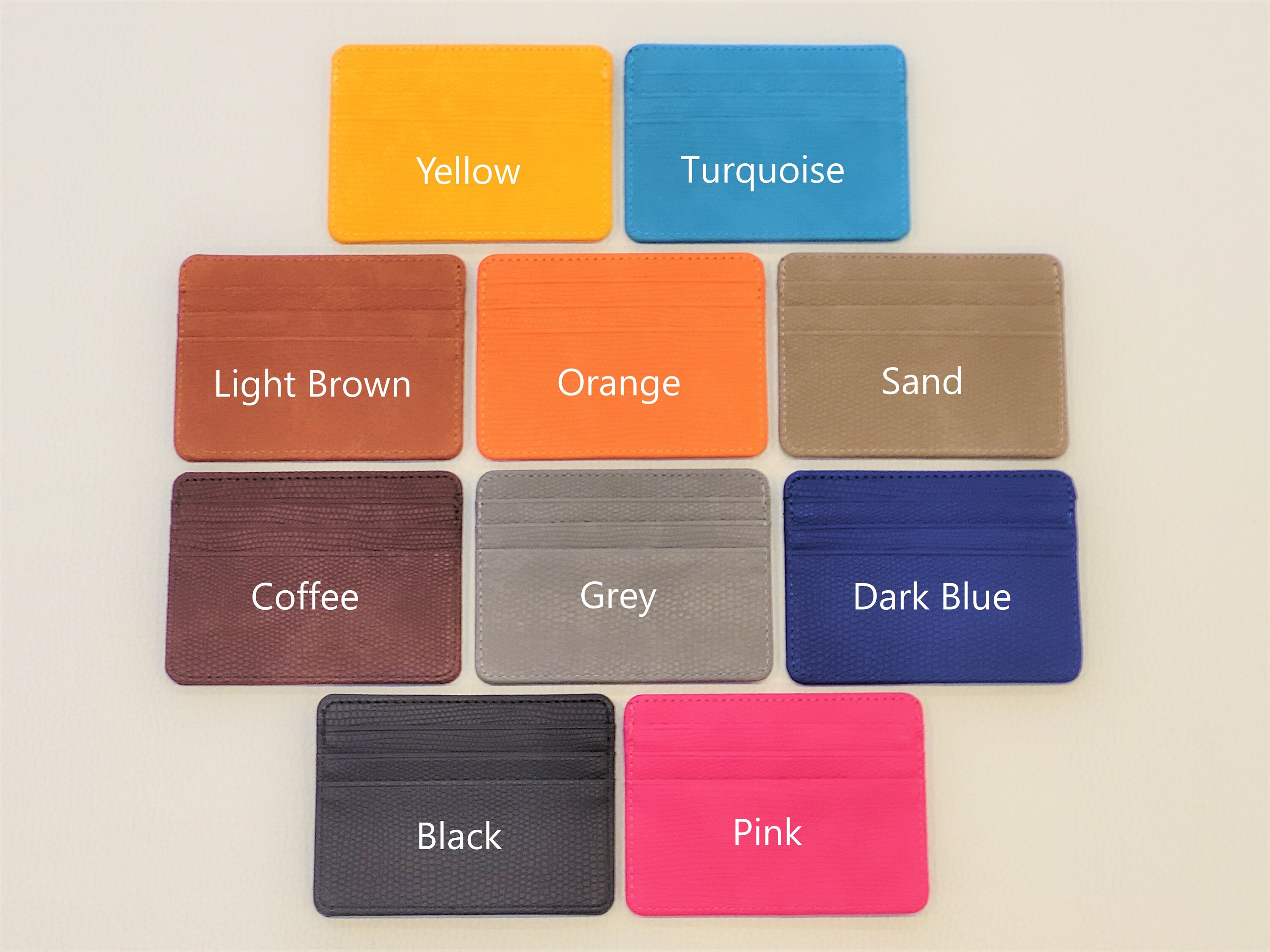 ID Card Holder, Vegan Leather, ID Holder, Multi Colours, ID Card Holder ...