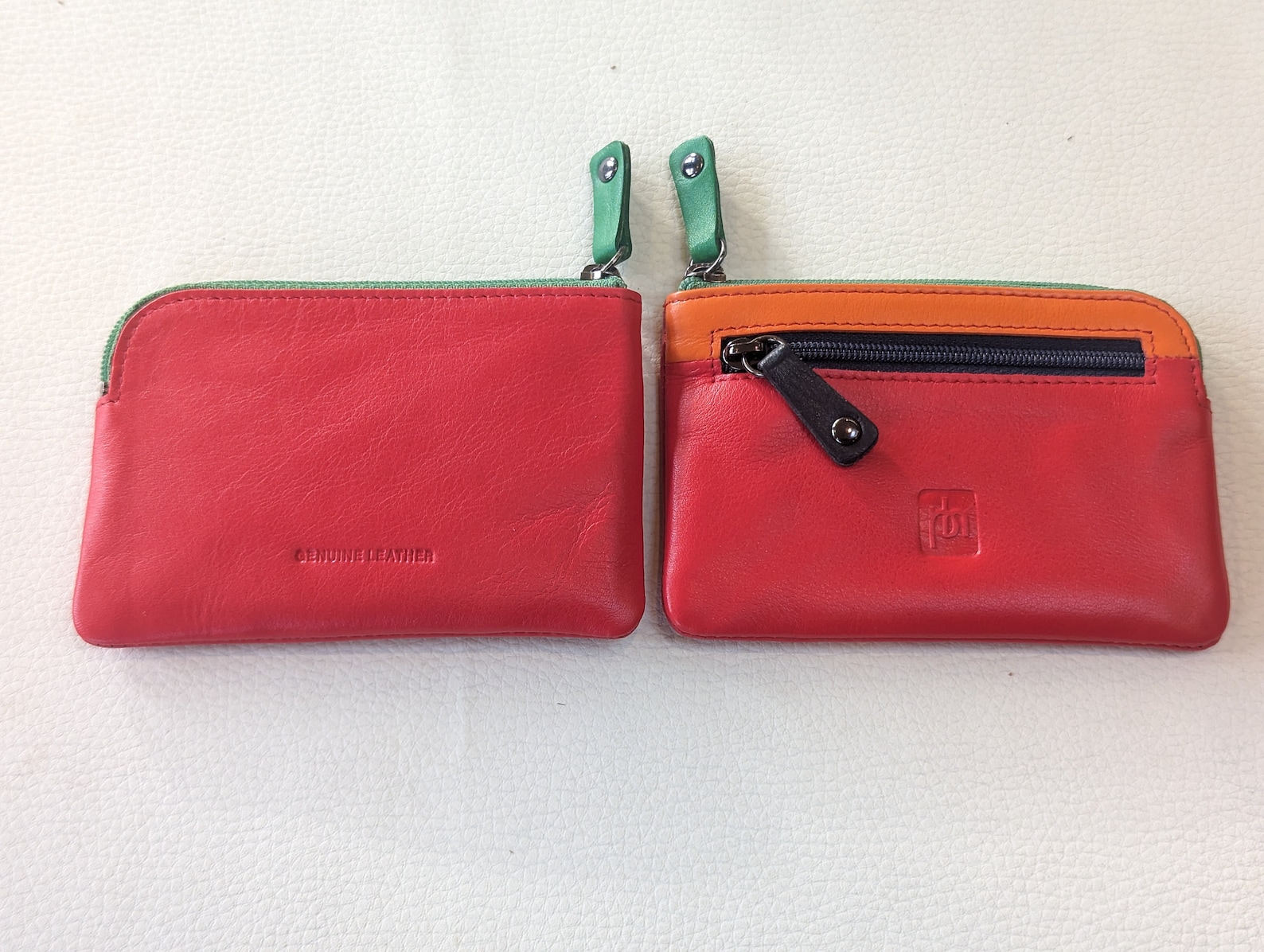 Colourful Premium Leather Purse, Real Leather Card Holder, Coin Purse ...