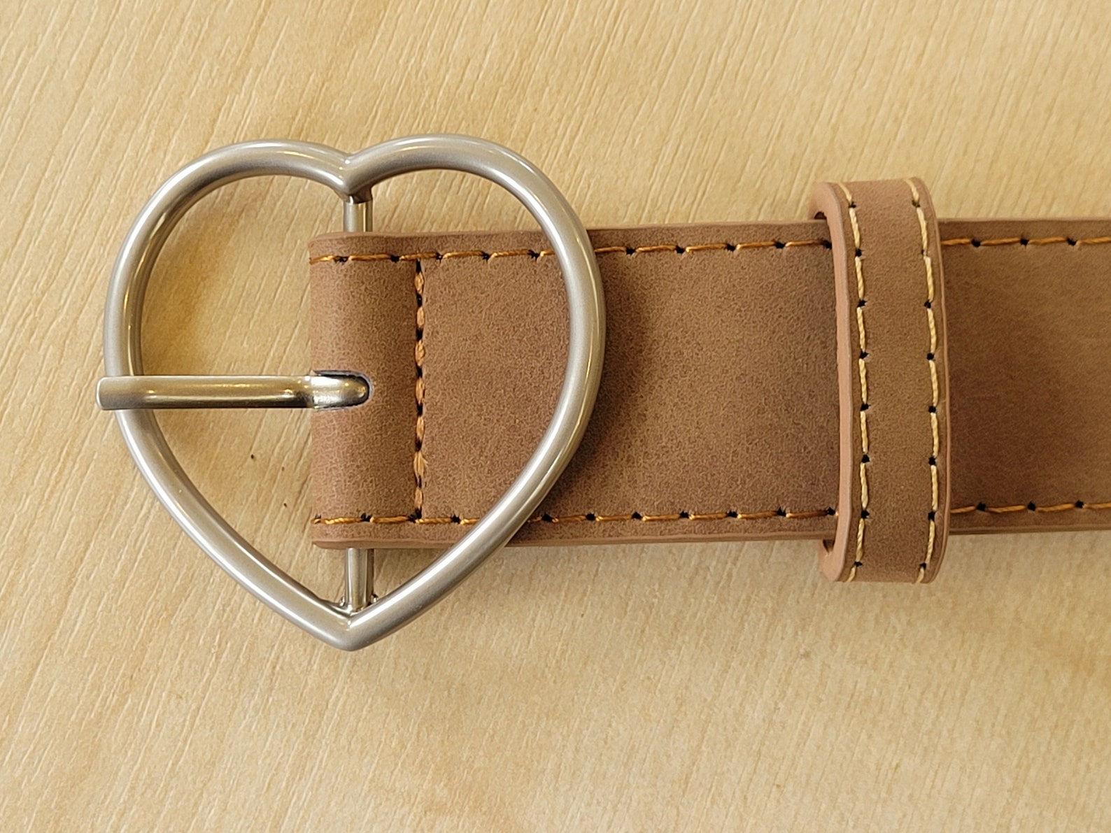 Heart Buckle Leather Belt Multi Colours Fashion Belt Retro | Etsy