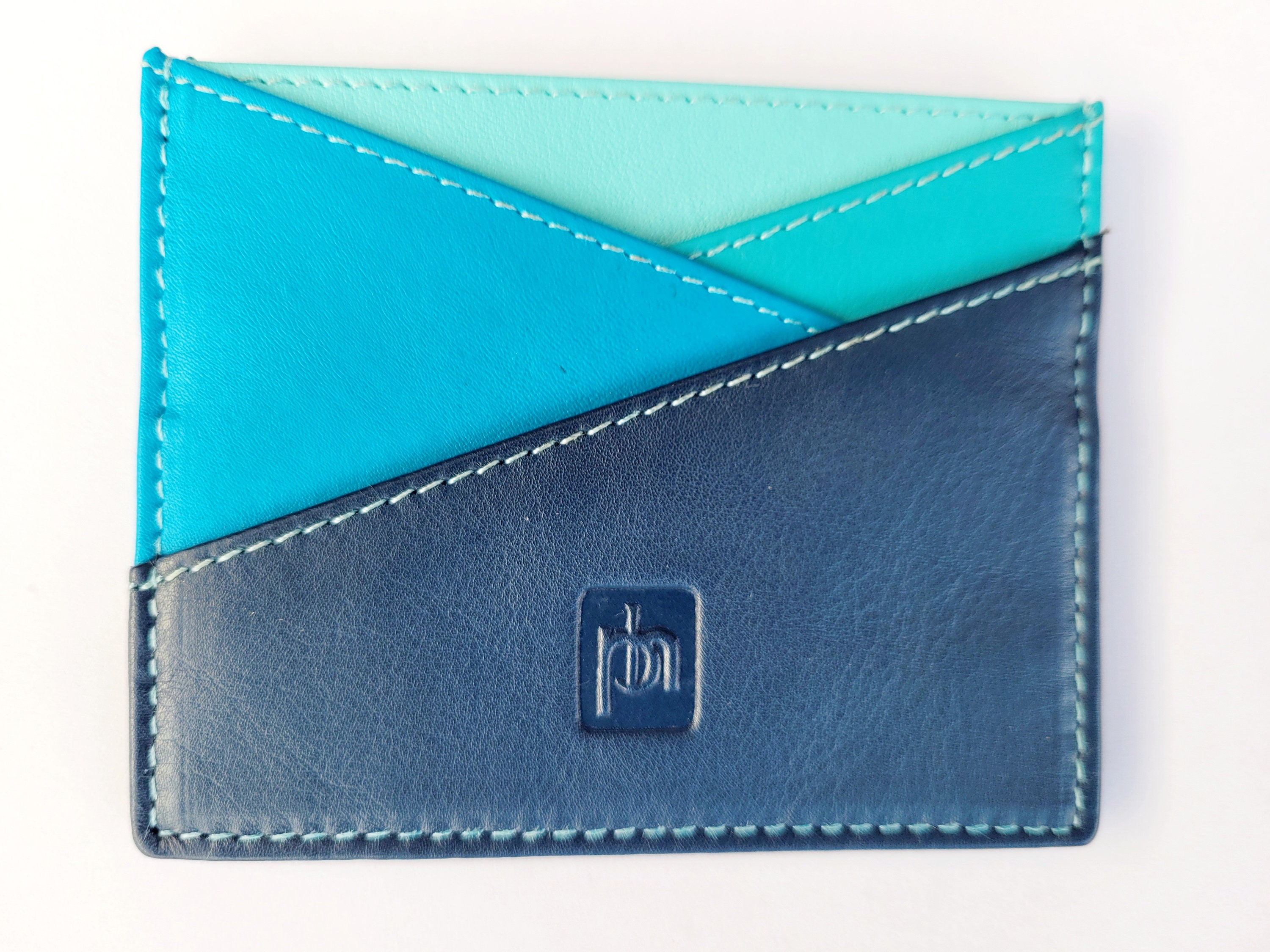 Colourful Premium Leather Card Holder Real Leather Multi - Etsy UK