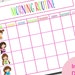 Daily Routine Chart for Girls - Etsy