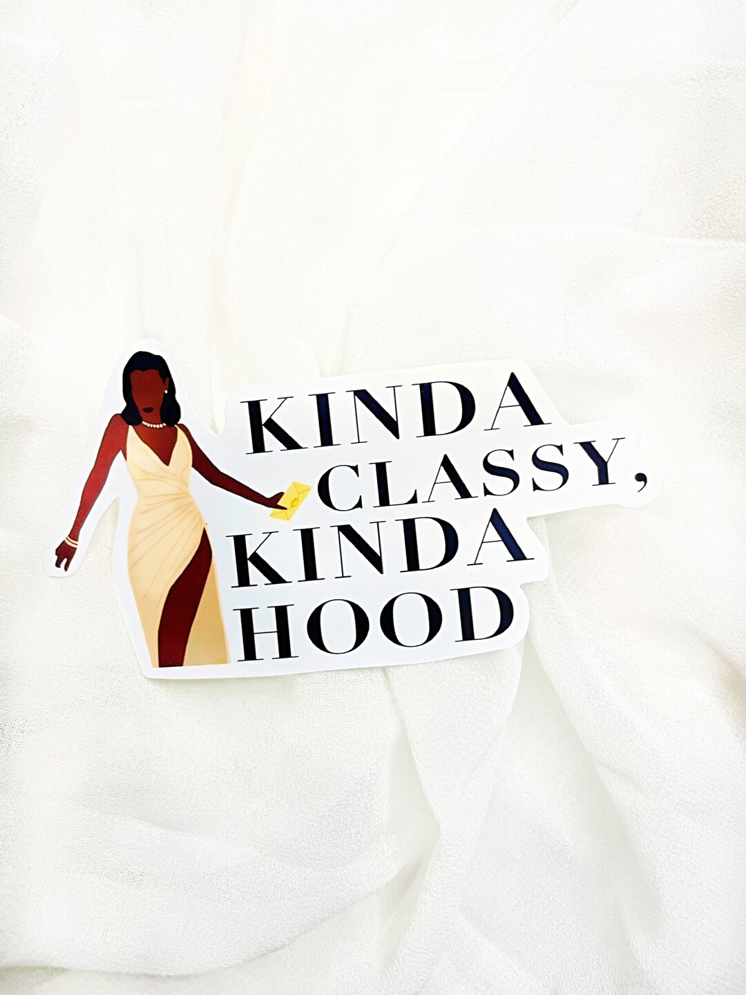 Boho Women Sticker, Cute Black Girl Sticker, Black, Black Girl Stickers ...