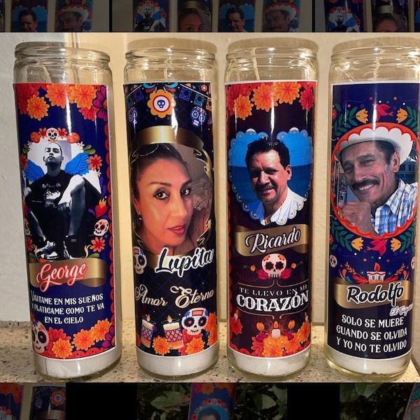 Dia De Los Muertos Candle Labels - Etsy