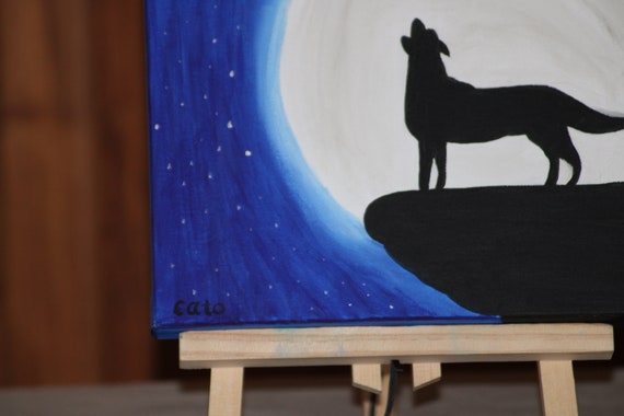 Wolf Crying To The Moon